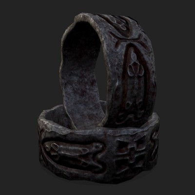 Rusting Medieval Iron Ring - 3D Model by Get Dead Entertainment