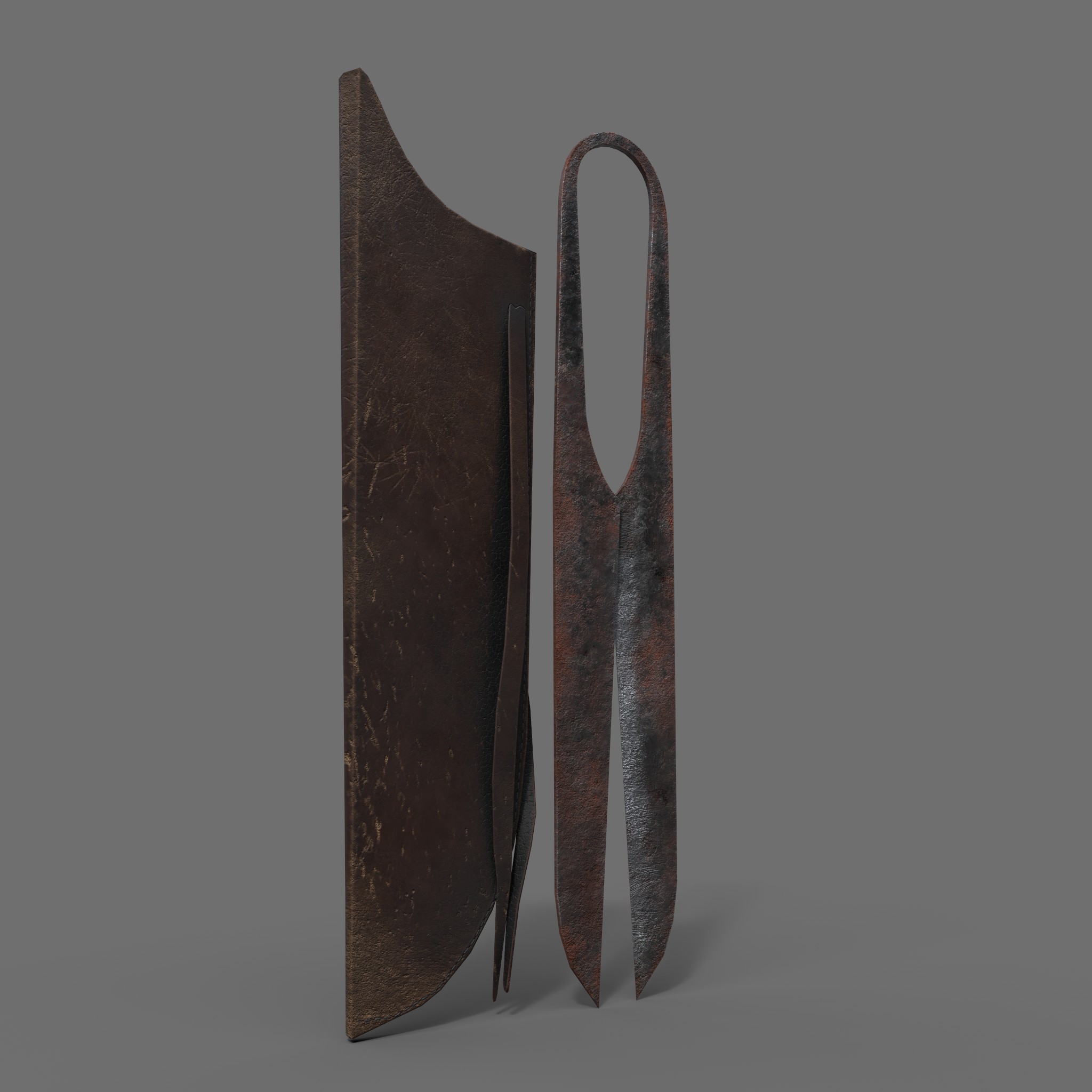 Rusty Forged Scissors - Free 3D Model by Get Dead Entertainment