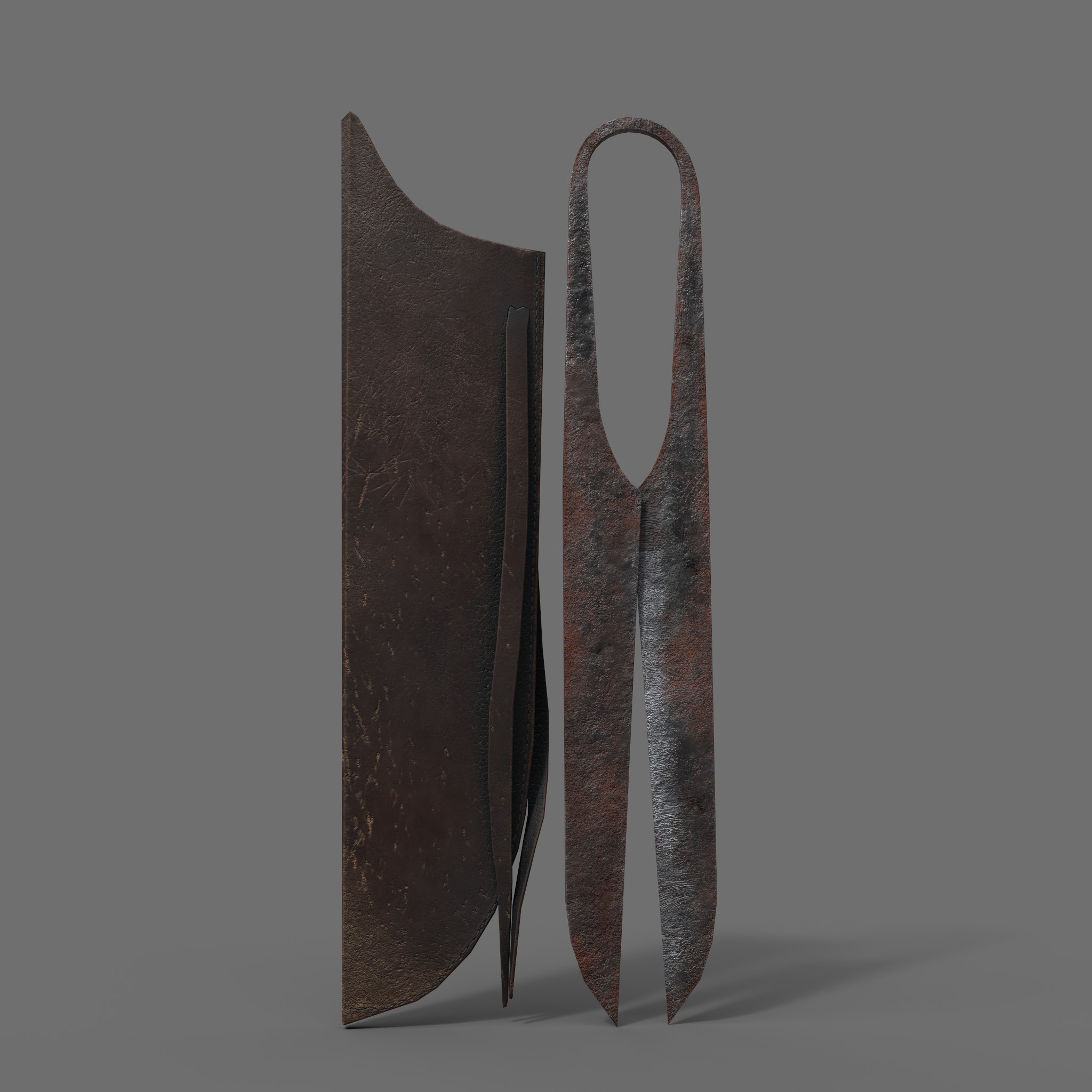 Rusty Forged Scissors - Free 3D Model by Get Dead Entertainment