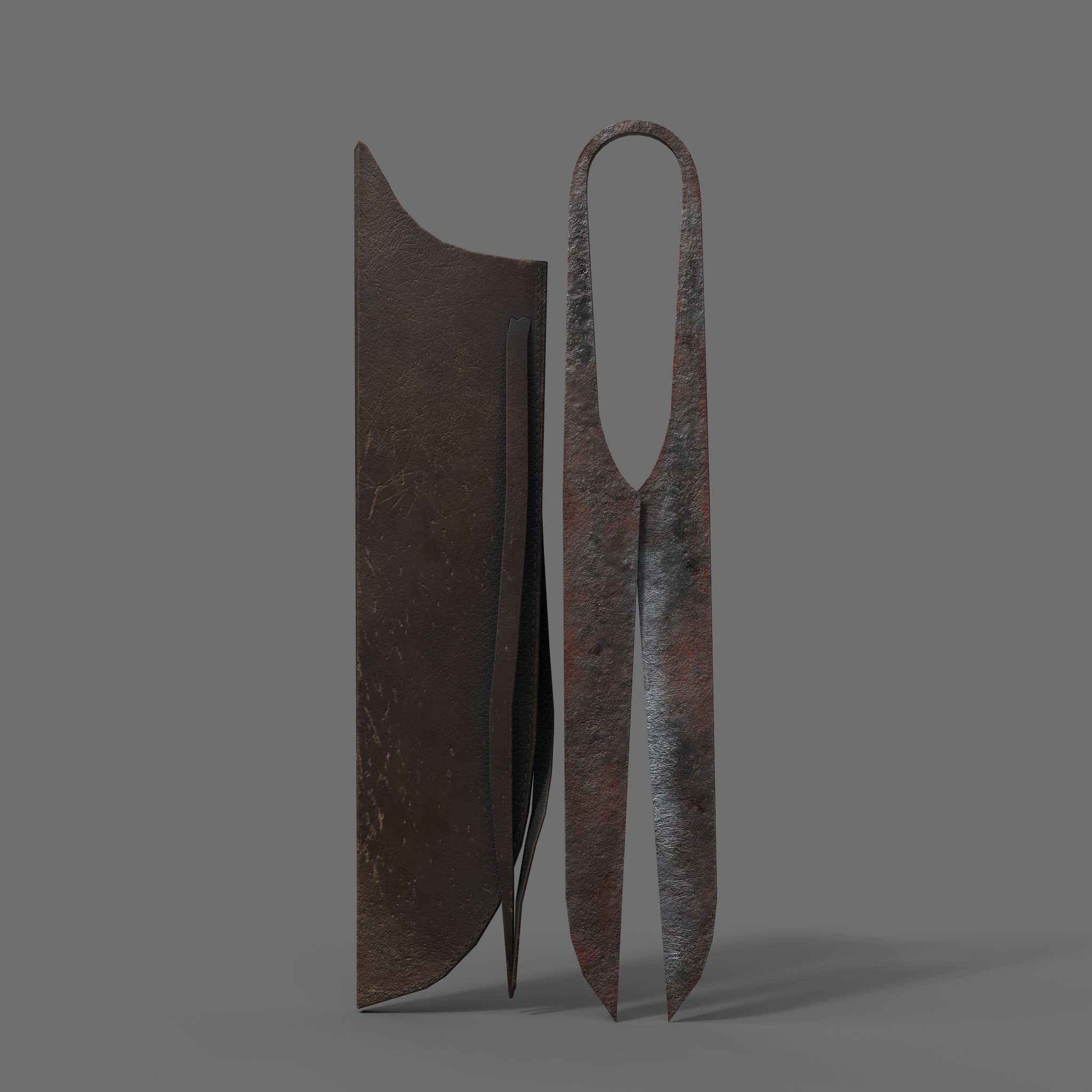 Rusty Forged Scissors - Free 3D Model by Get Dead Entertainment