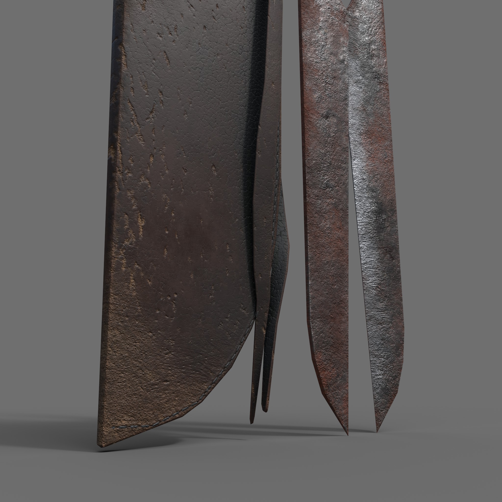 Rusty Forged Scissors - Free 3D Model by Get Dead Entertainment