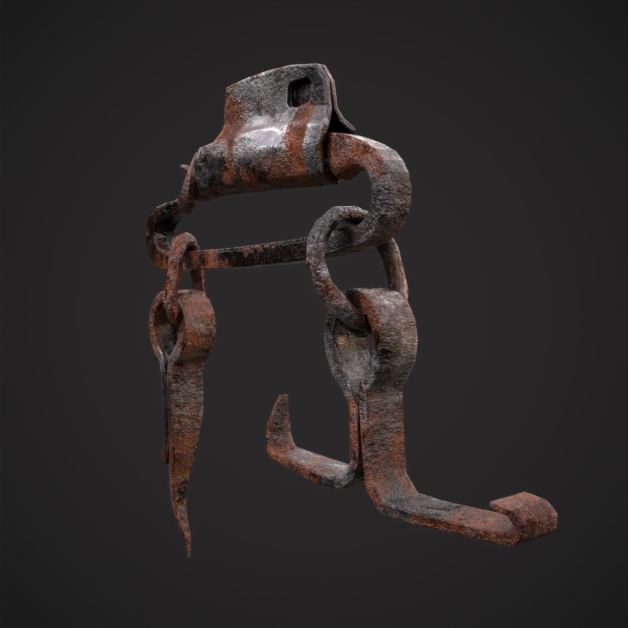 Rusty Lock - 3D Model by Get Dead Entertainment