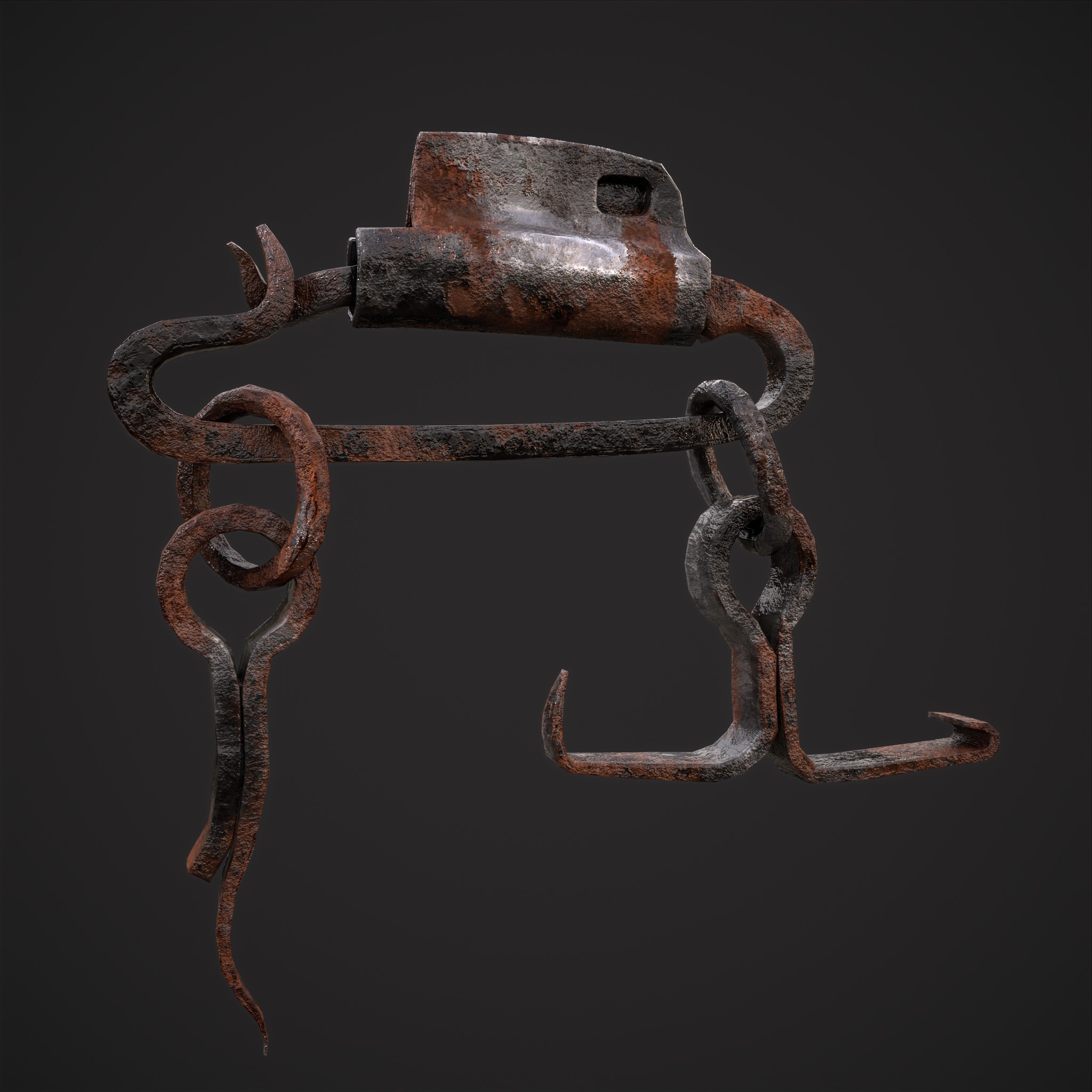 Rusty Lock - 3D Model by Get Dead Entertainment
