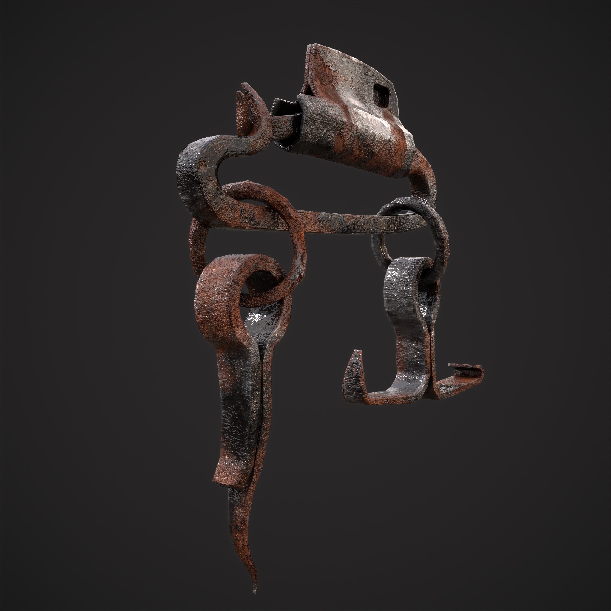 Rusty Lock - 3D Model by Get Dead Entertainment