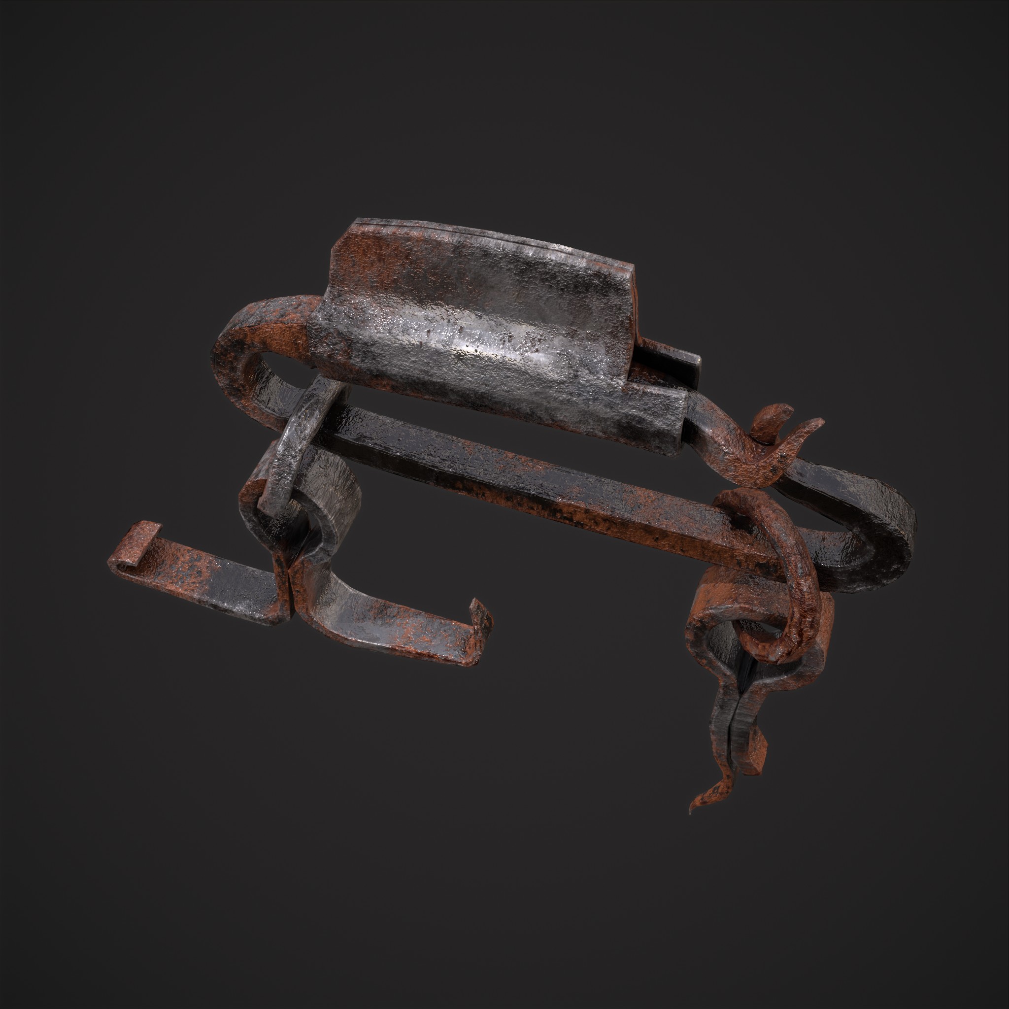 Rusty Lock - 3D Model by Get Dead Entertainment