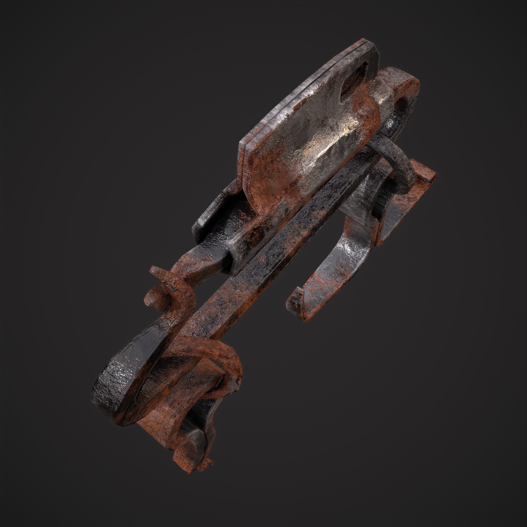 Rusty Lock - 3D Model by Get Dead Entertainment