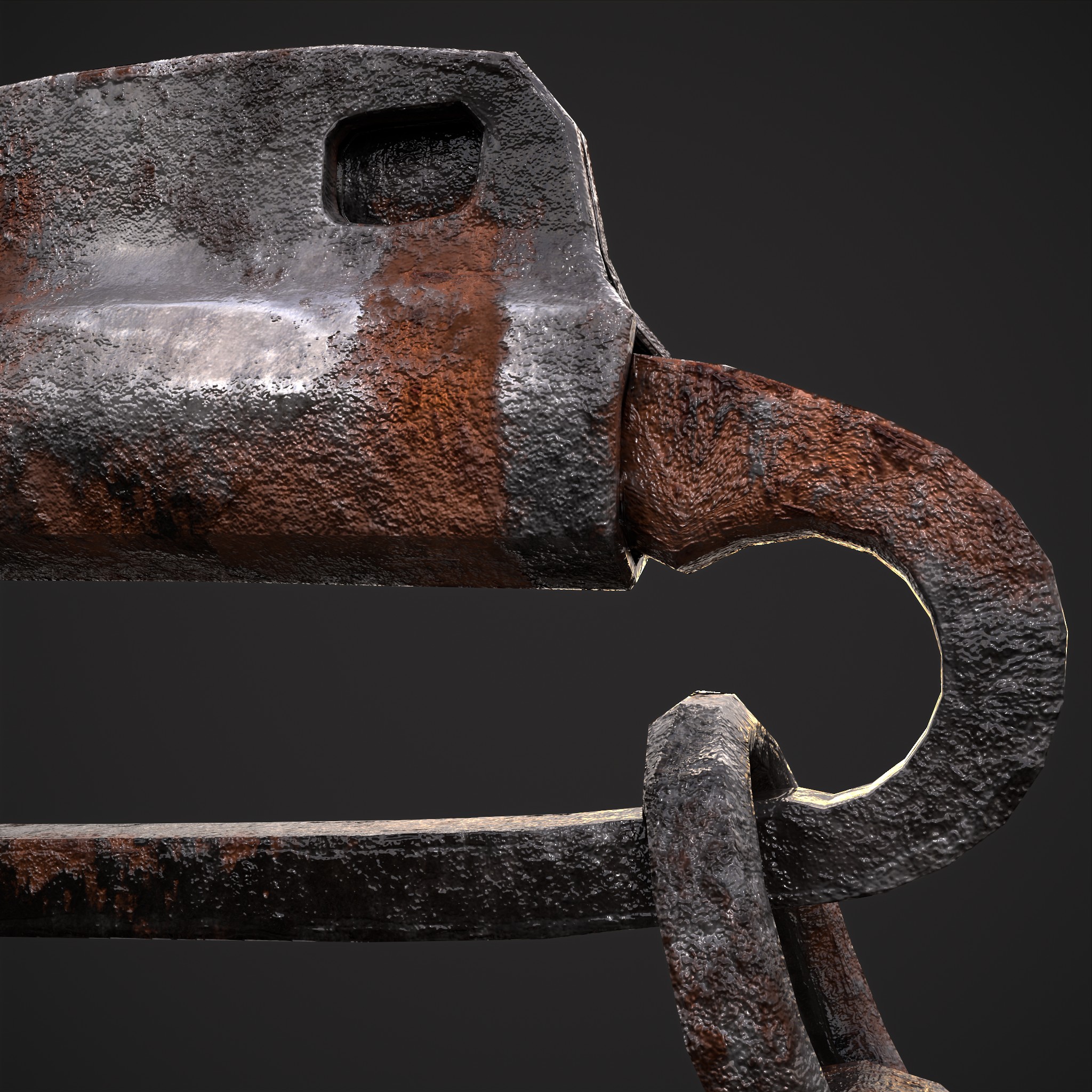 Rusty Lock - 3D Model by Get Dead Entertainment