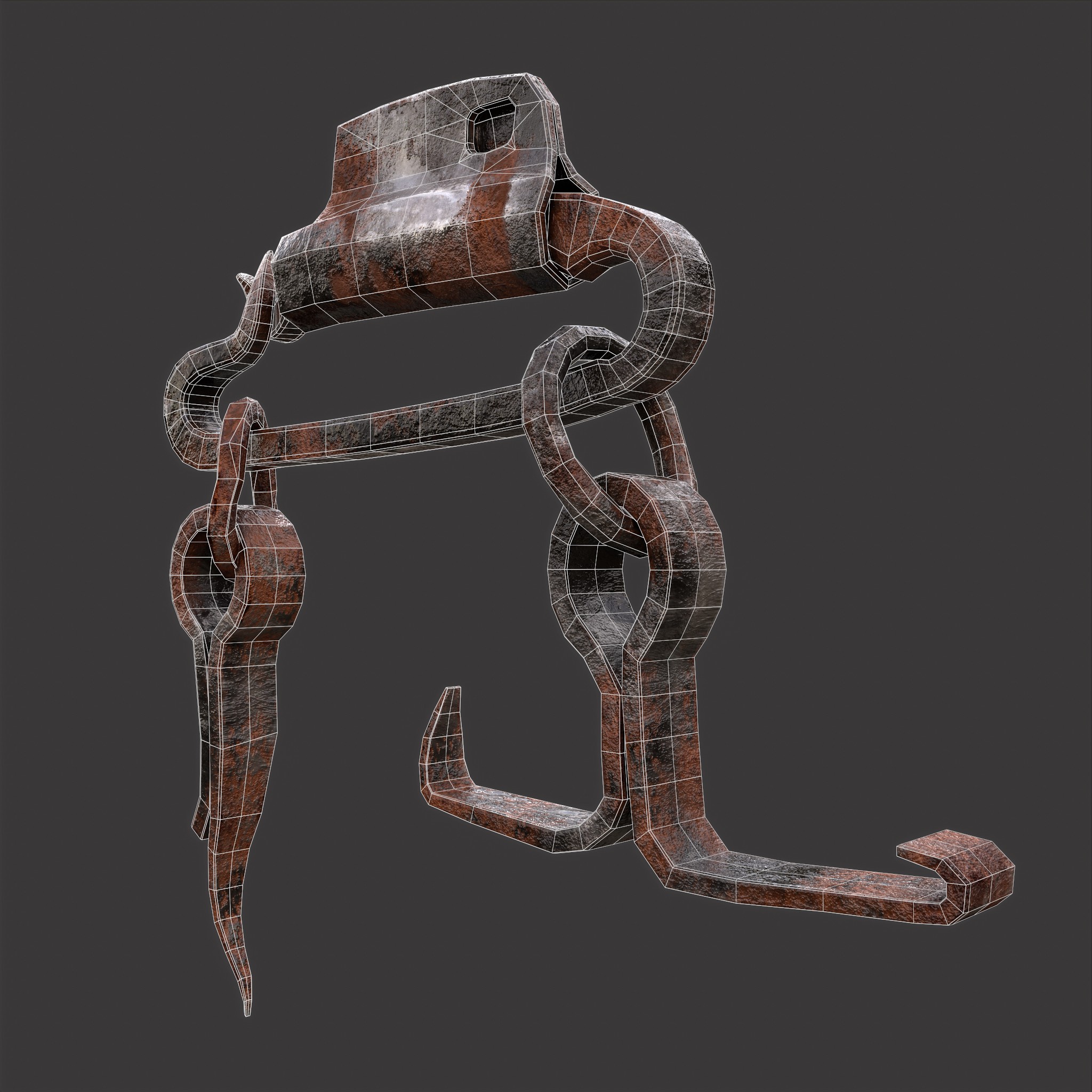 Rusty Lock - 3D Model by Get Dead Entertainment