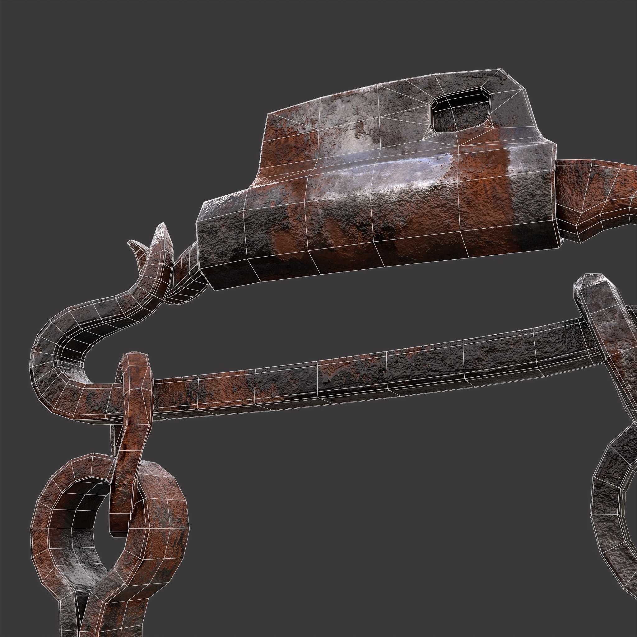 Rusty Lock - 3D Model by Get Dead Entertainment