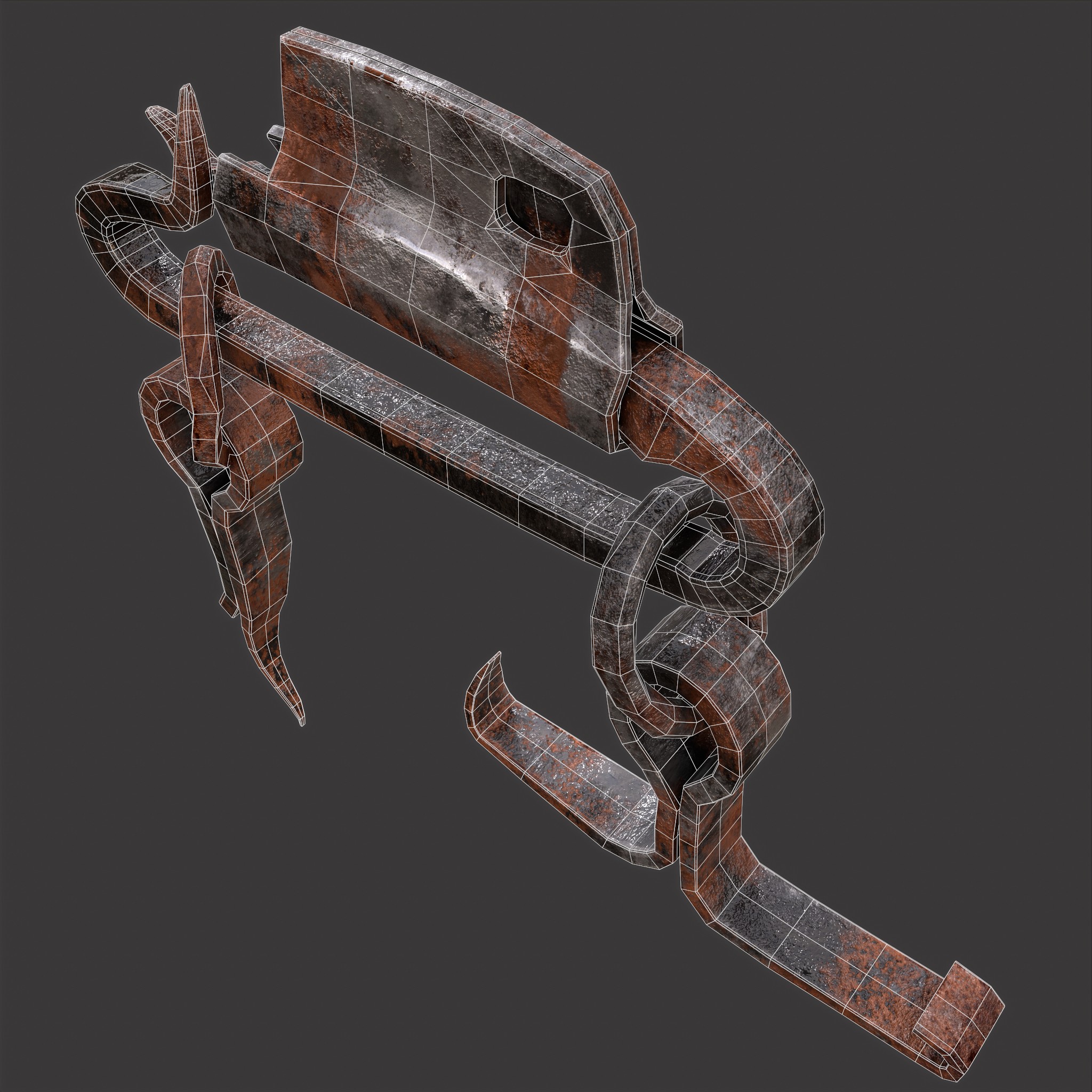 Rusty Lock - 3D Model by Get Dead Entertainment