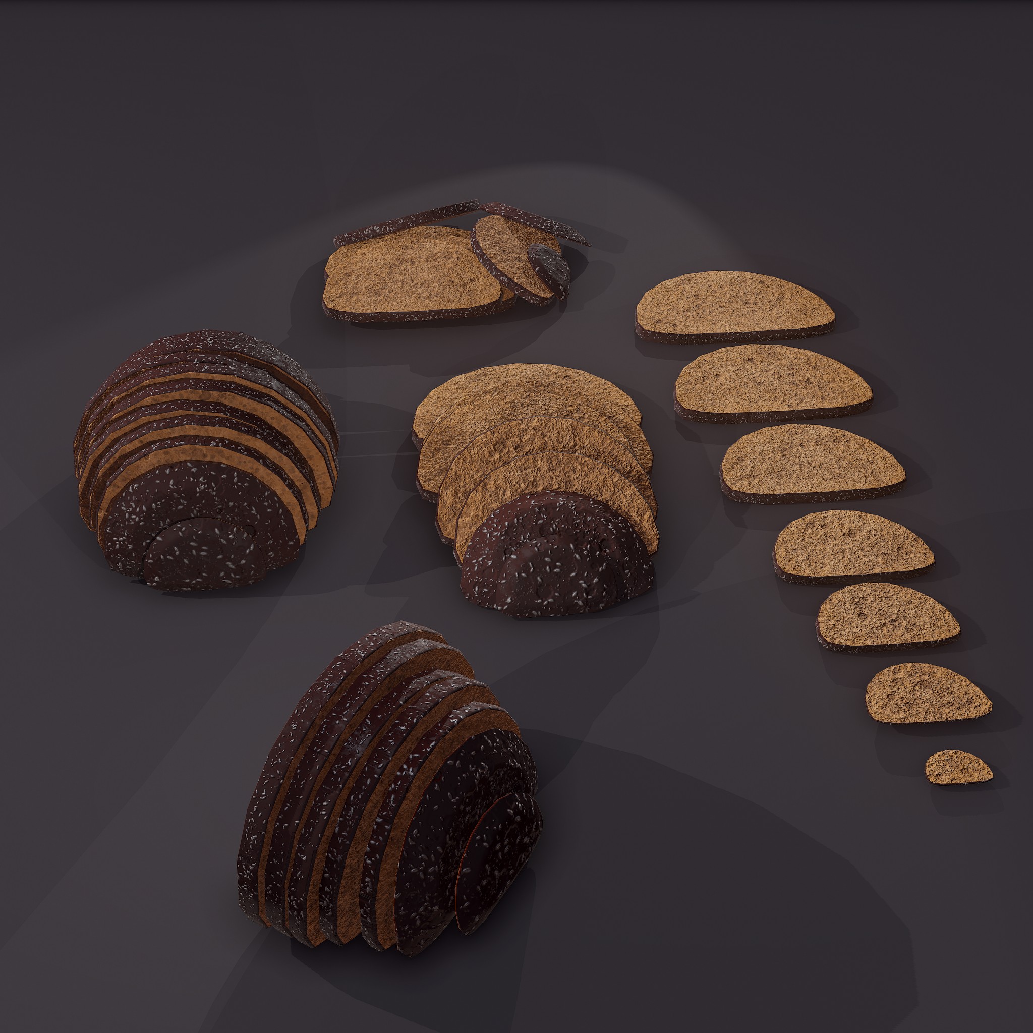 Medieval Rye Sliced Piles - Free 3D Model by Get Dead Entertainment