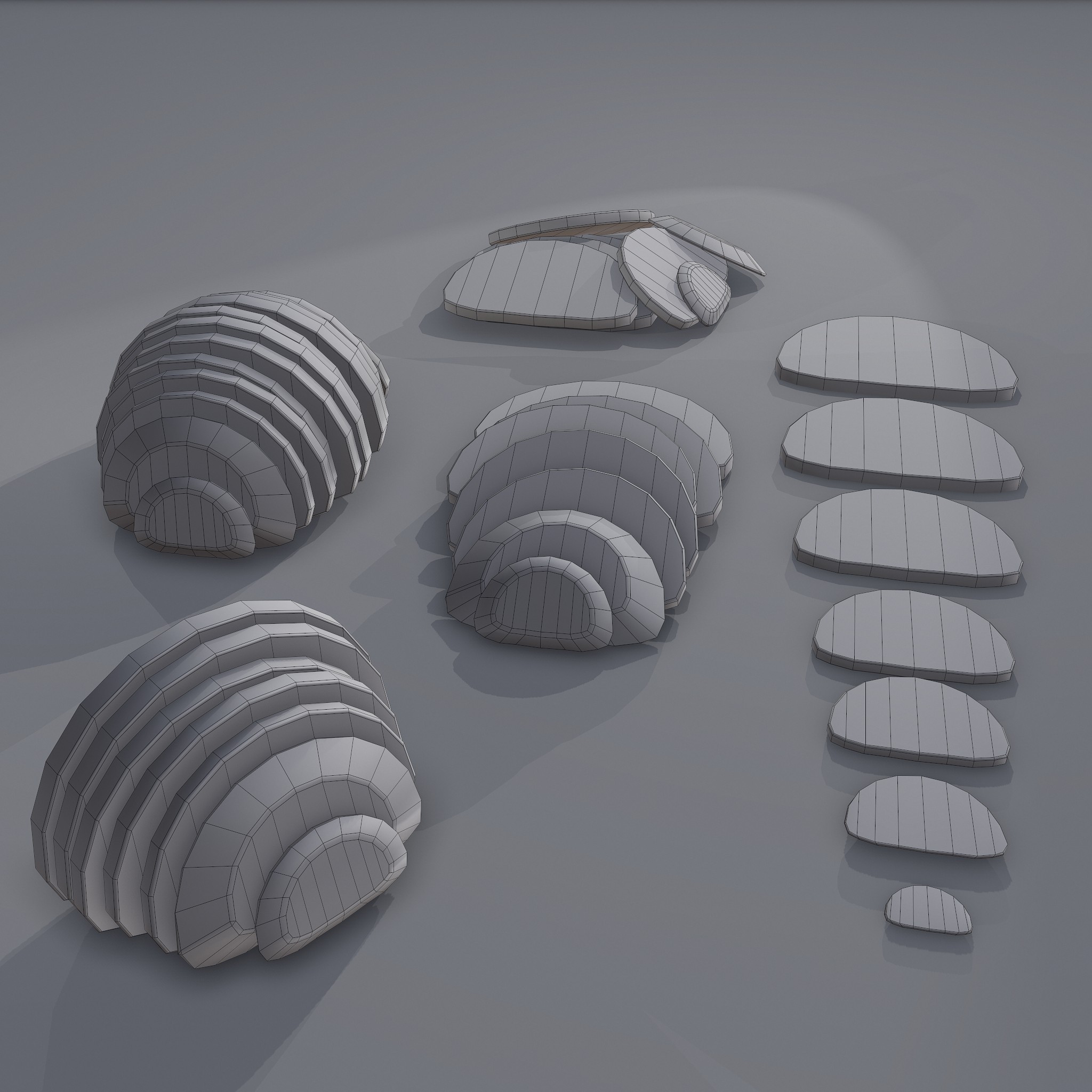 Medieval Rye Sliced Piles - Free 3D Model by Get Dead Entertainment