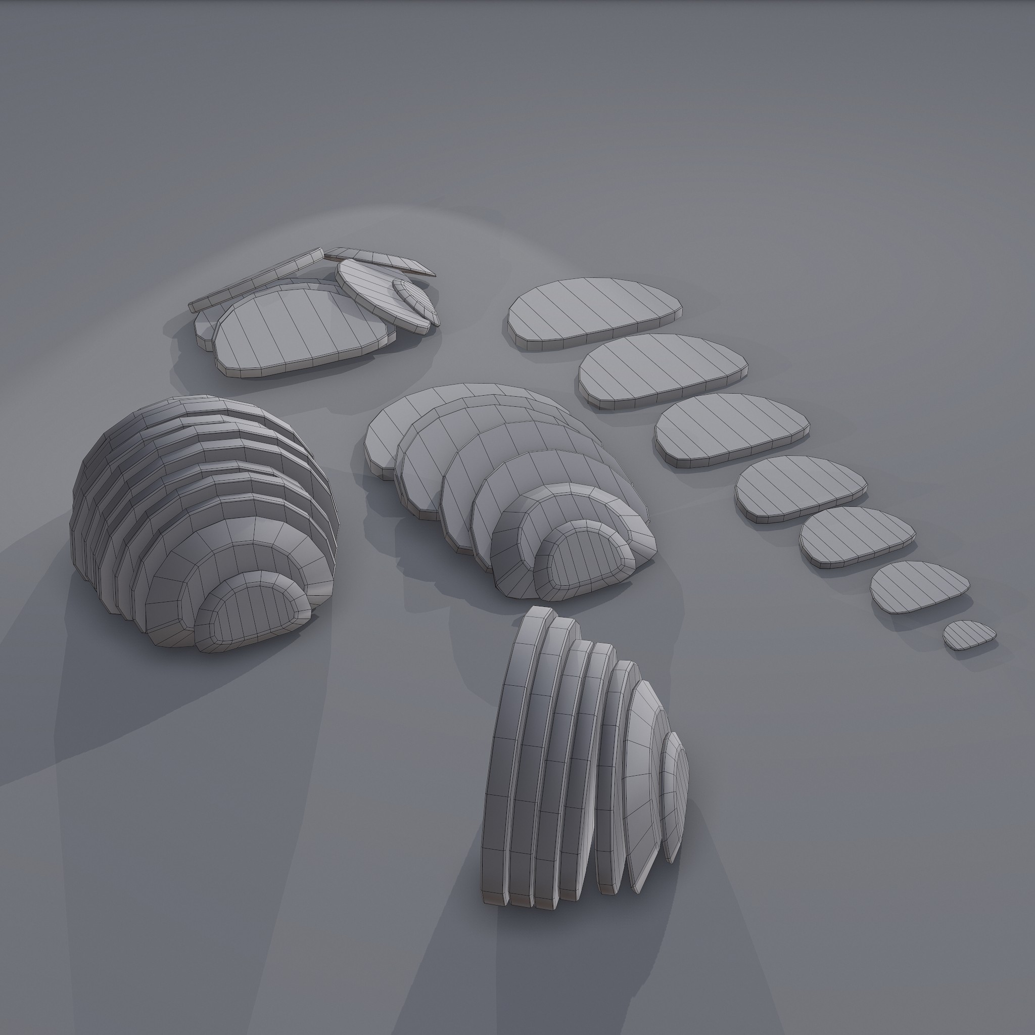 Medieval Rye Sliced Piles - Free 3D Model by Get Dead Entertainment