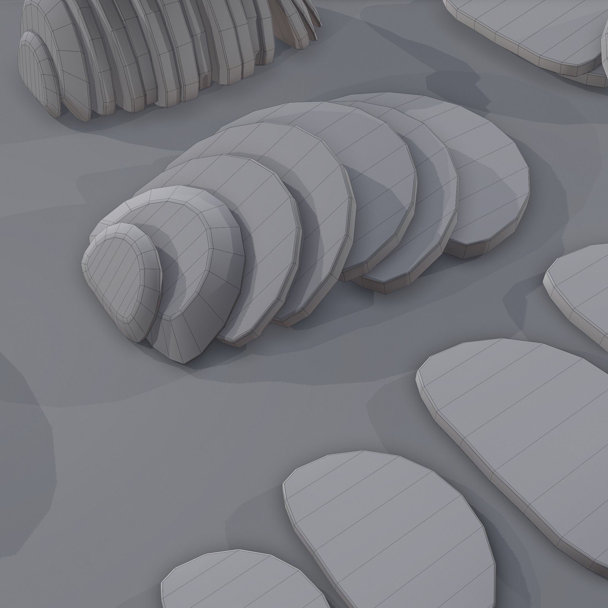 Medieval Rye Sliced Piles - Free 3D Model by Get Dead Entertainment