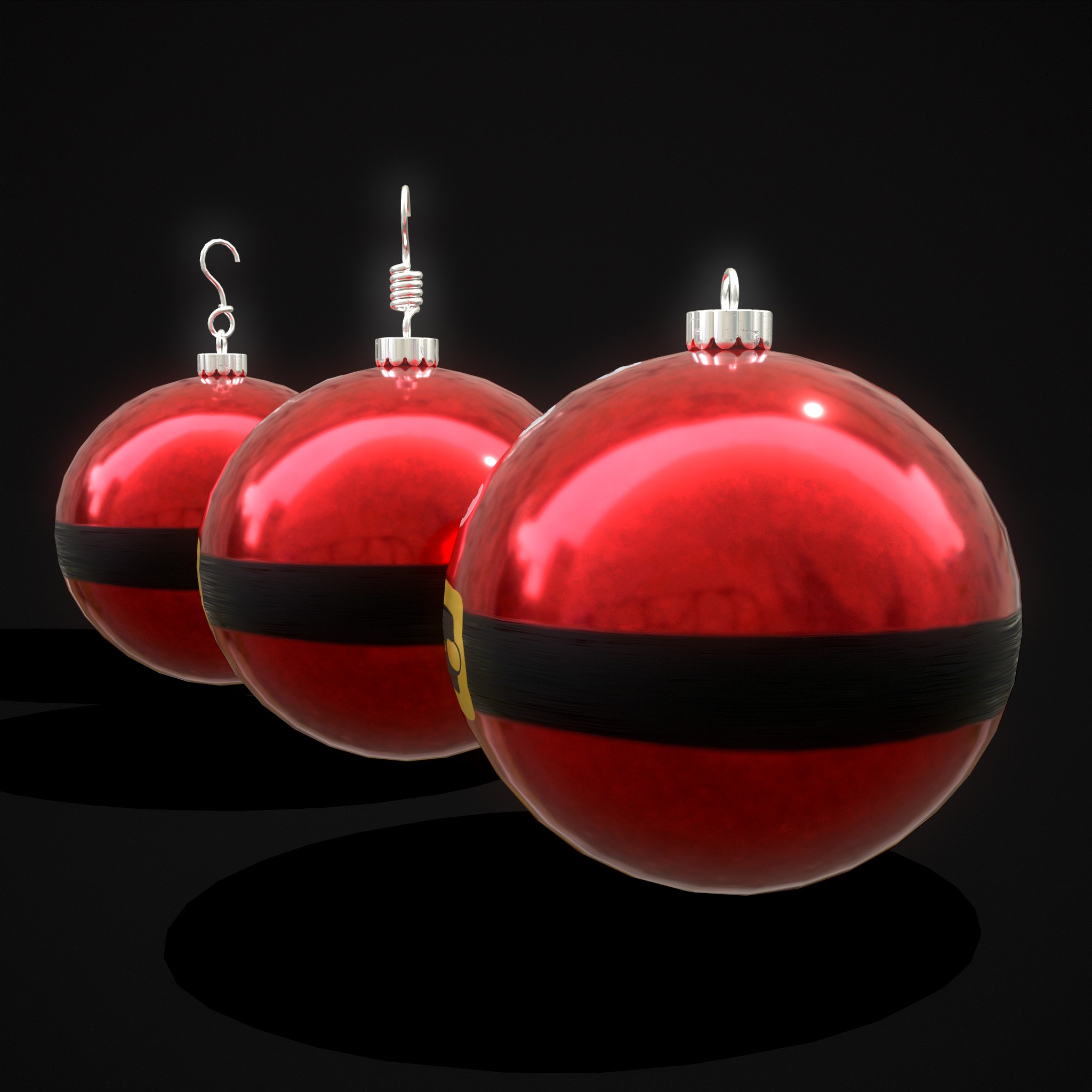 Santa Christmas Ball - 3D Model by Get Dead Entertainment