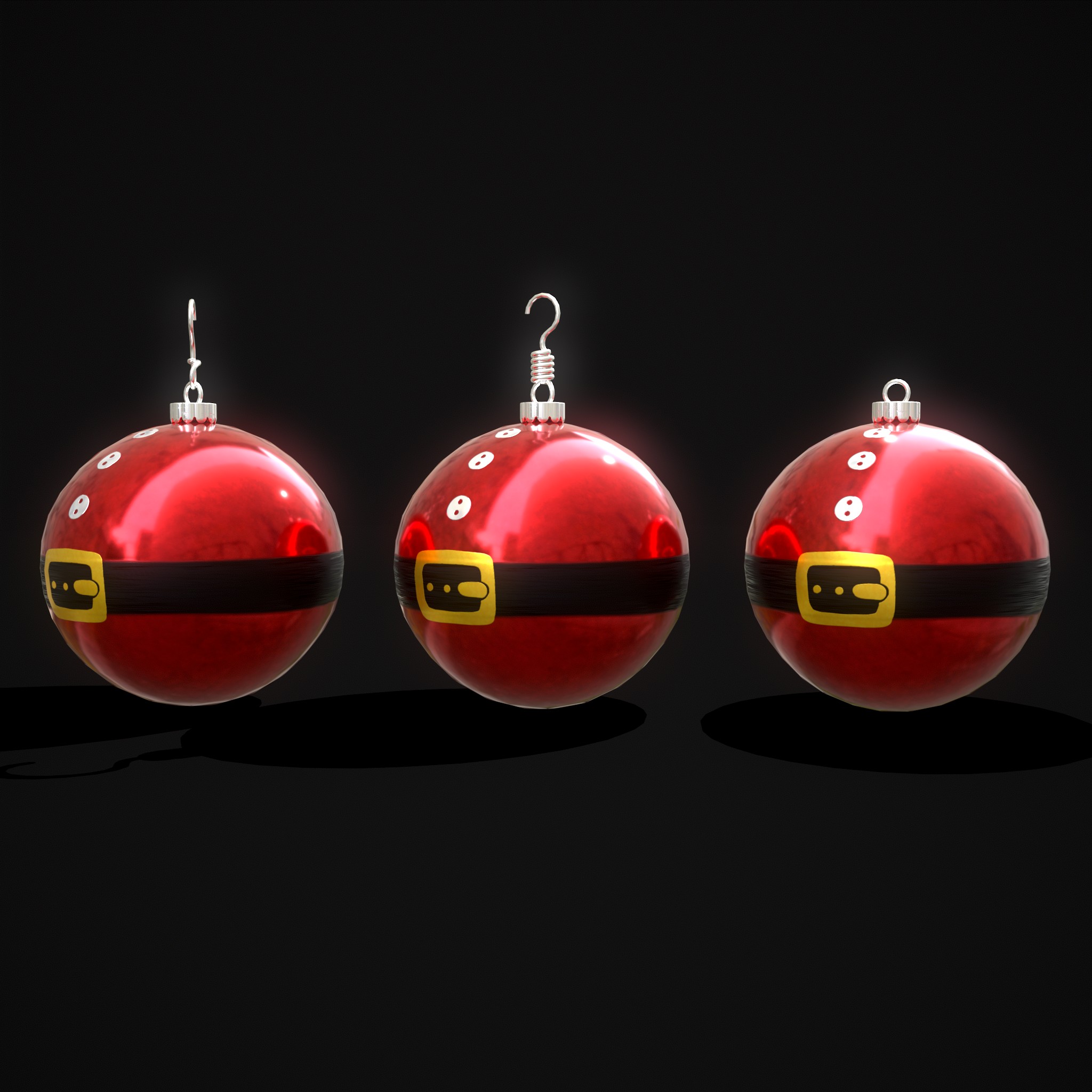 Santa Christmas Ball - 3D Model by Get Dead Entertainment