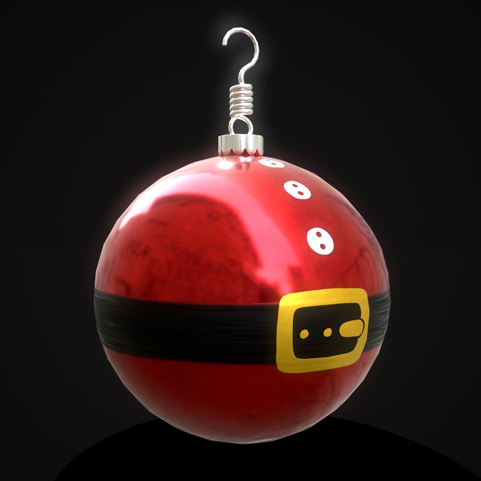 Santa Christmas Ball - 3D Model by Get Dead Entertainment