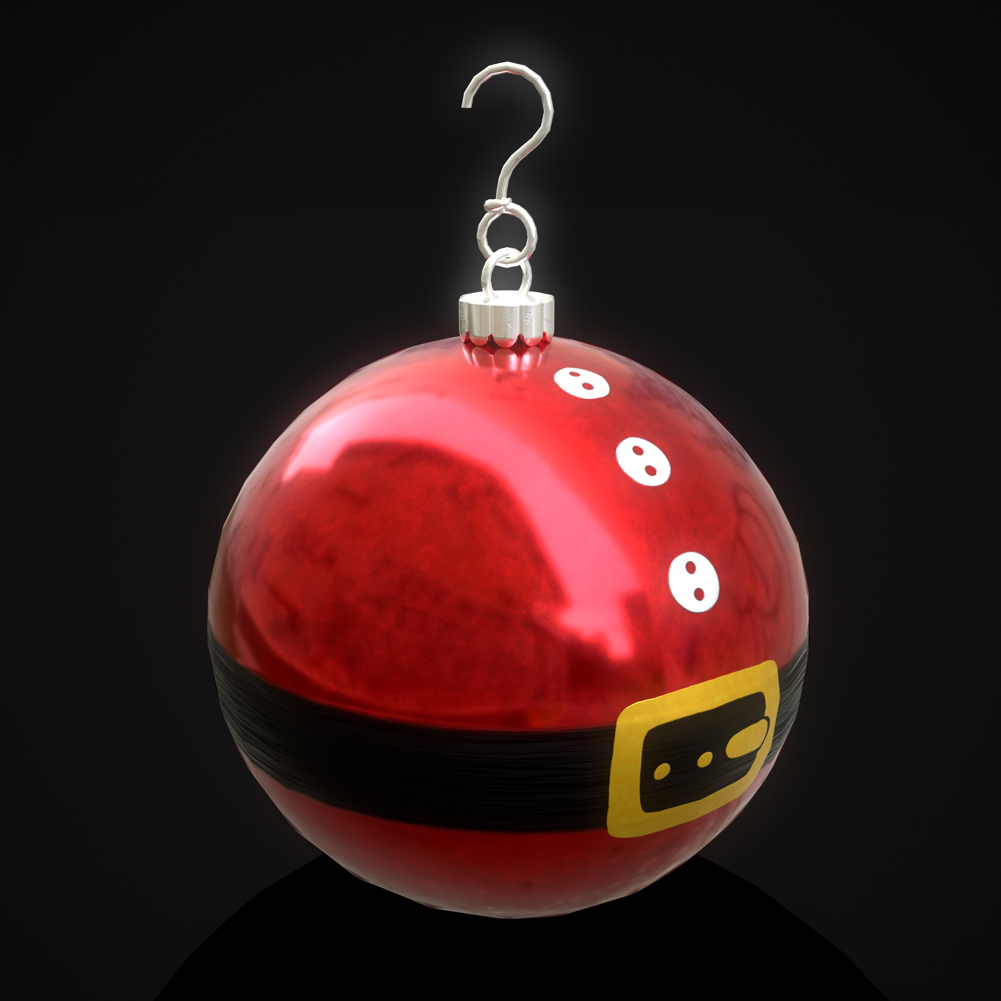 Santa Christmas Ball - 3D Model by Get Dead Entertainment