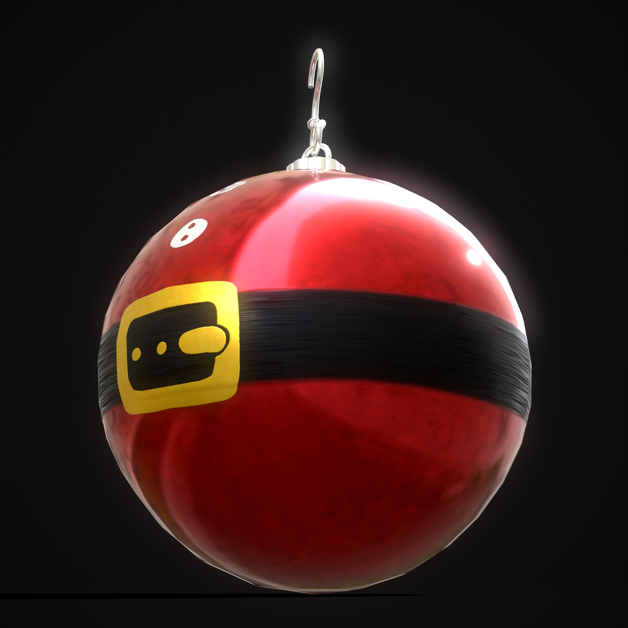 Santa Christmas Ball - 3D Model by Get Dead Entertainment