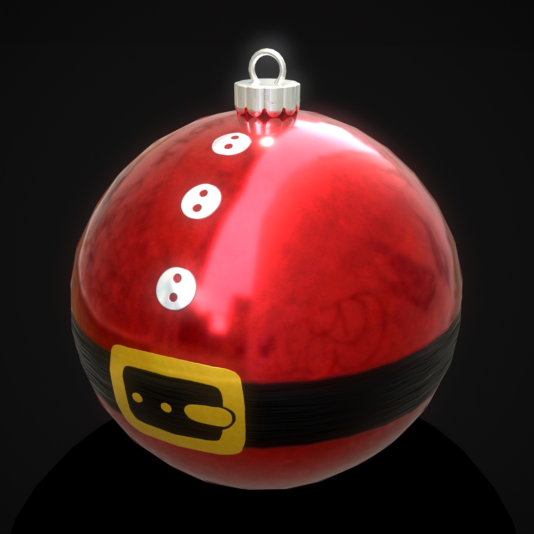 Santa Christmas Ball - 3D Model by Get Dead Entertainment
