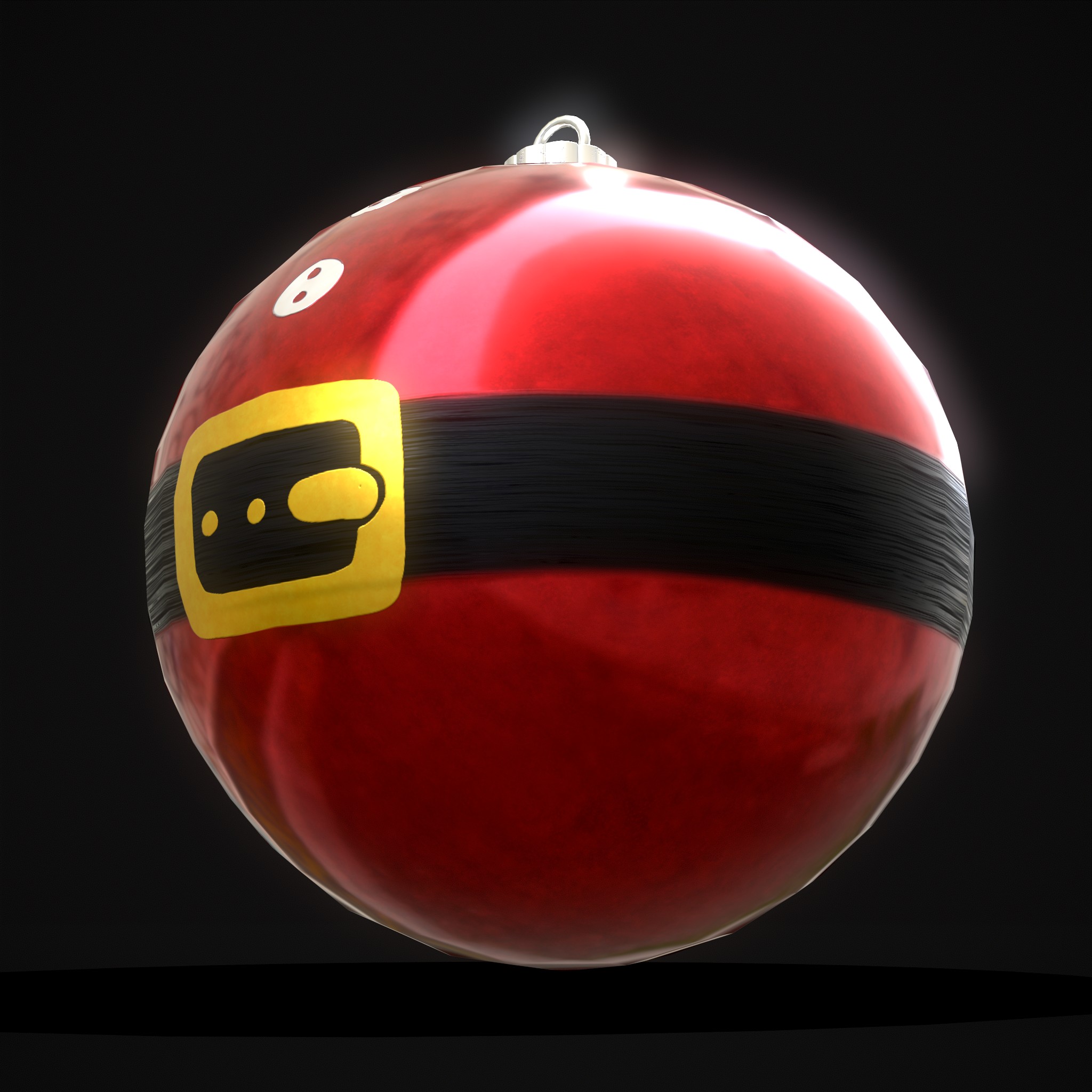 Santa Christmas Ball - 3D Model by Get Dead Entertainment