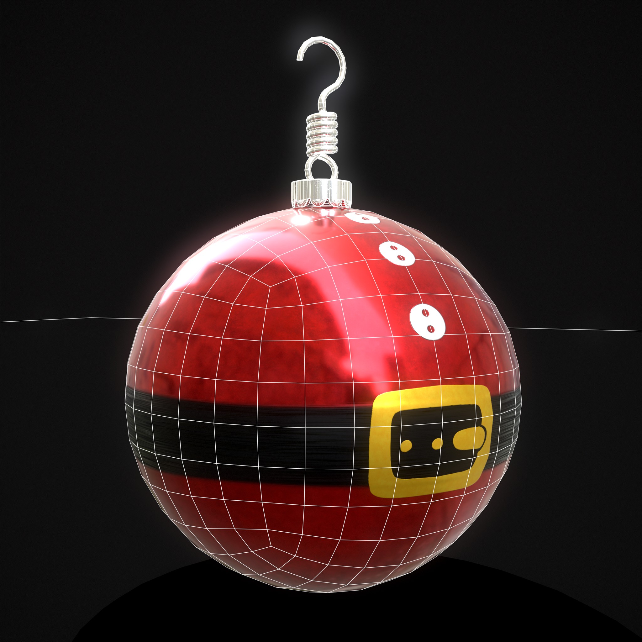 Santa Christmas Ball - 3D Model by Get Dead Entertainment