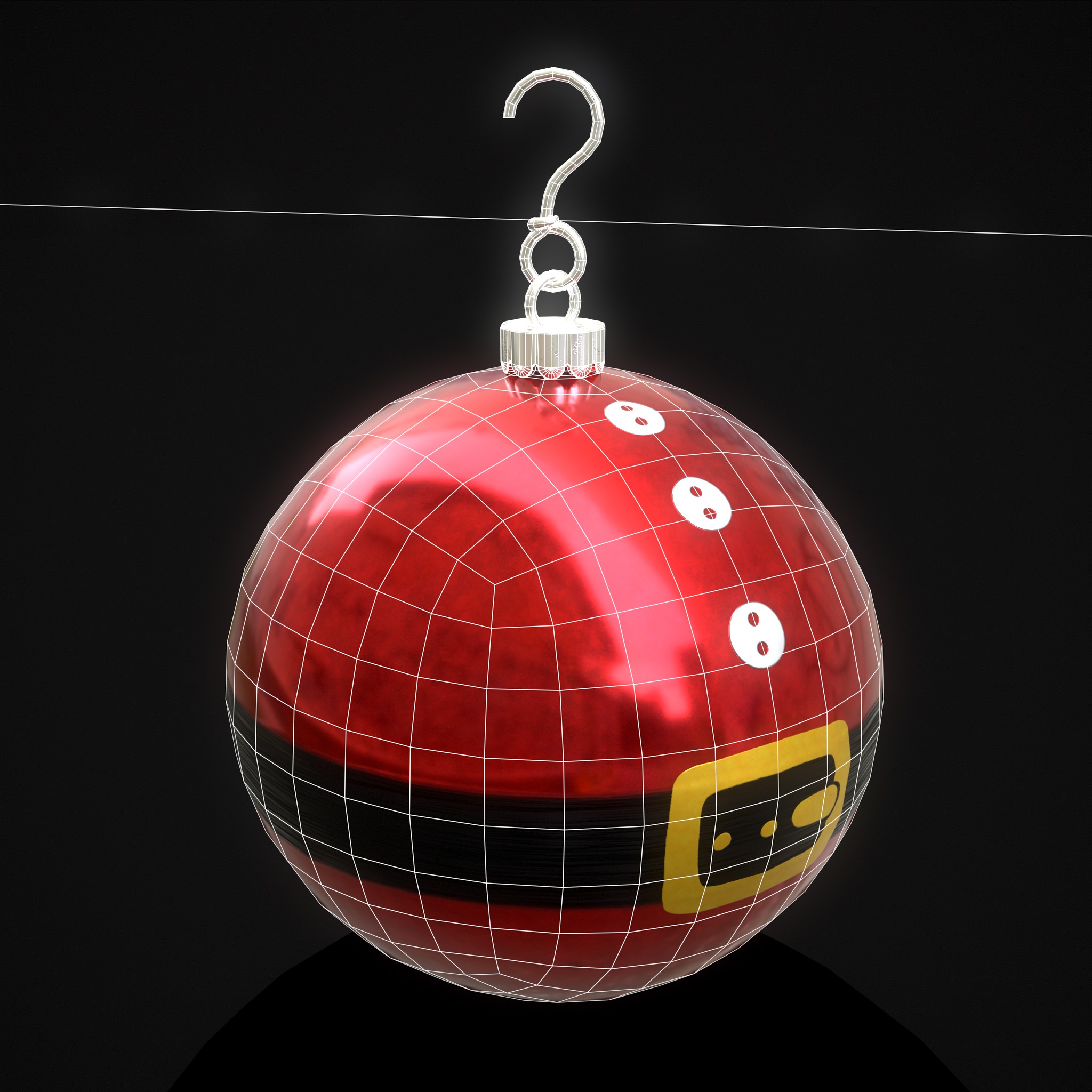 Santa Christmas Ball - 3D Model by Get Dead Entertainment