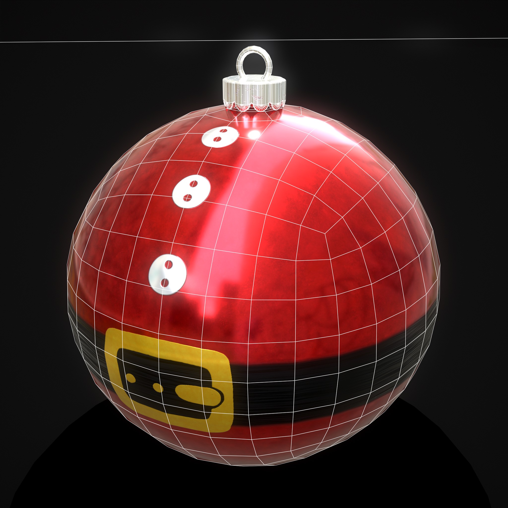 Santa Christmas Ball - 3D Model by Get Dead Entertainment