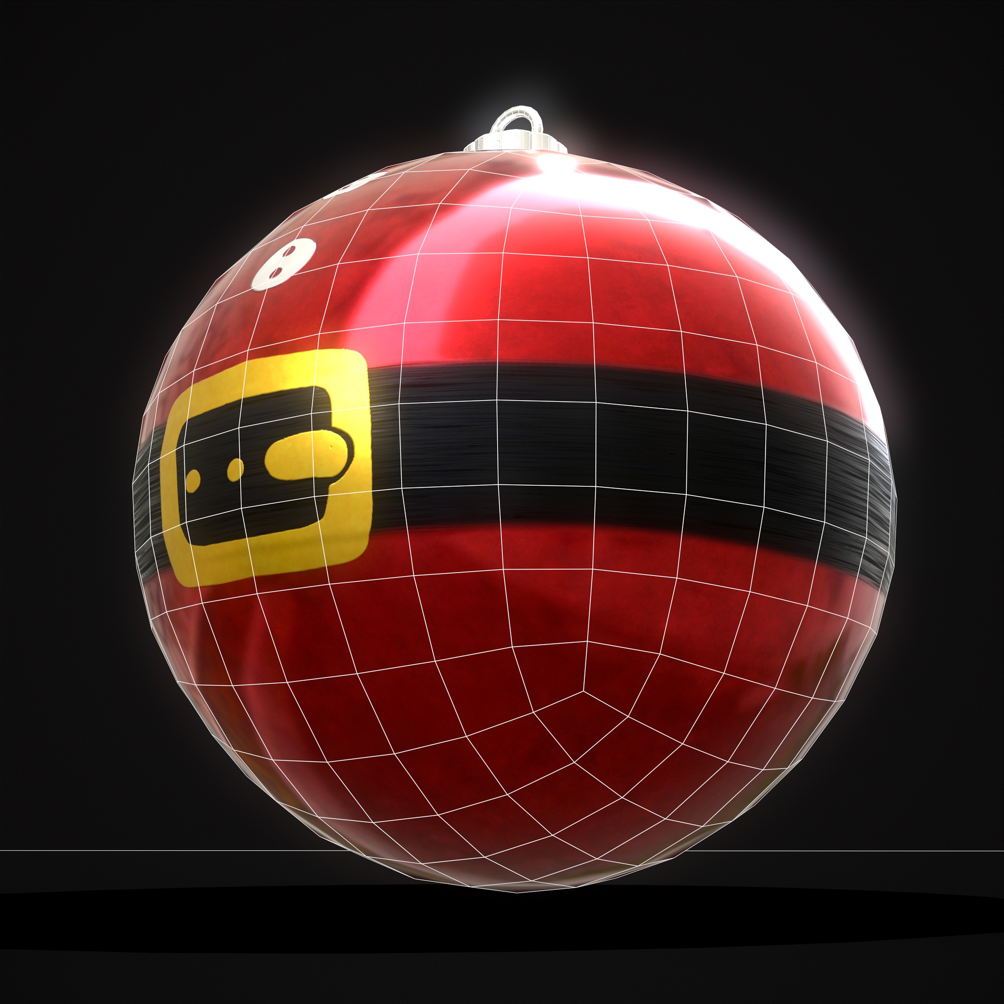 Santa Christmas Ball - 3D Model by Get Dead Entertainment