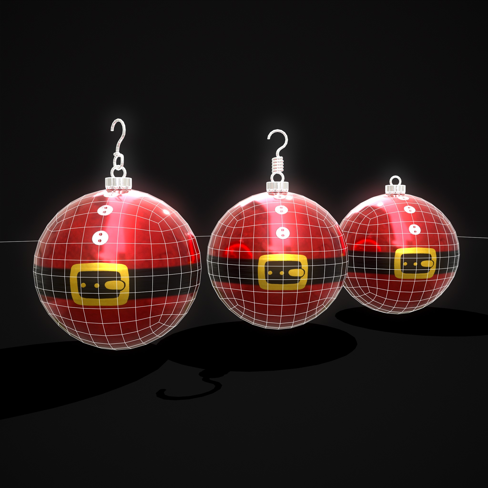 Santa Christmas Ball - 3D Model by Get Dead Entertainment