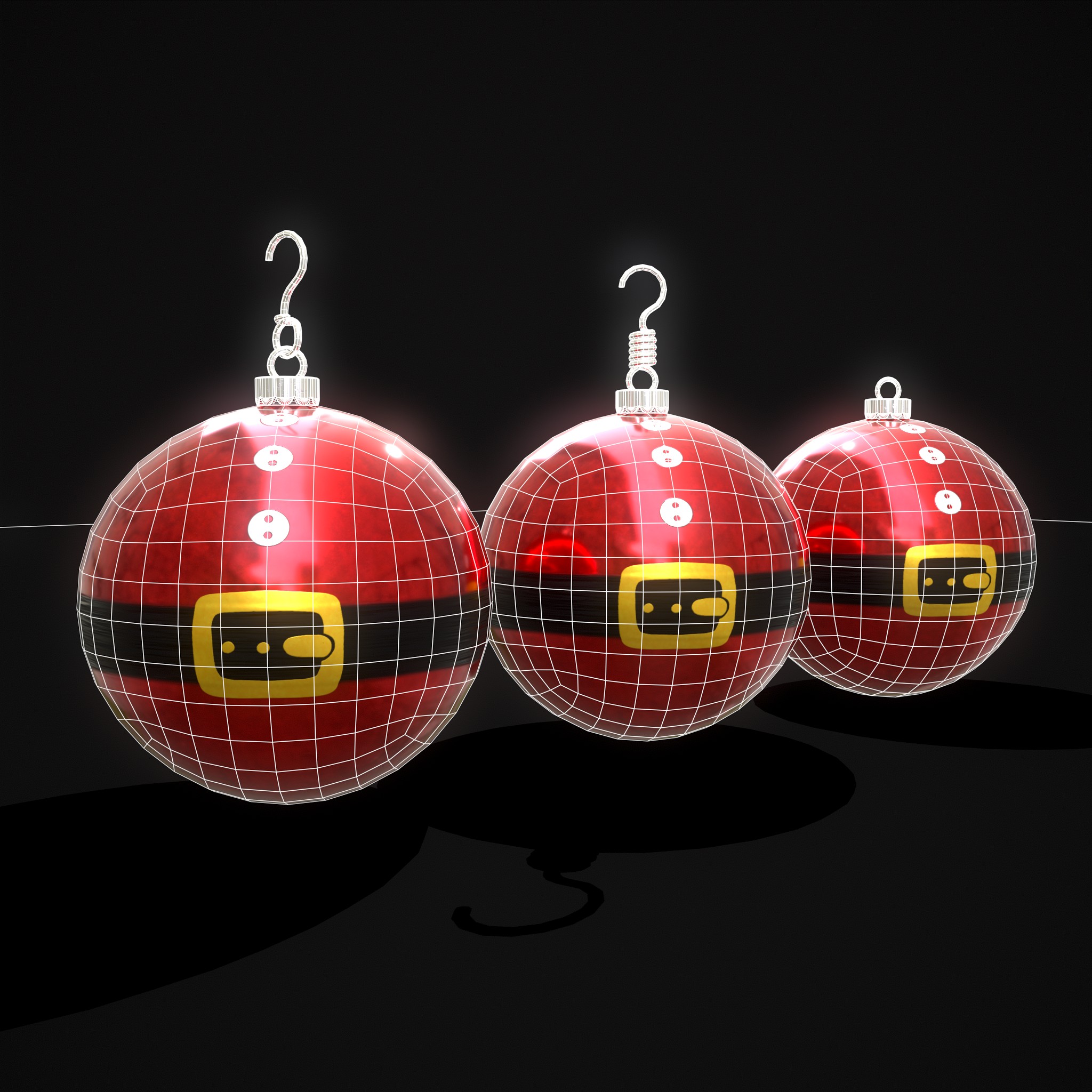 Santa Christmas Ball - 3D Model by Get Dead Entertainment