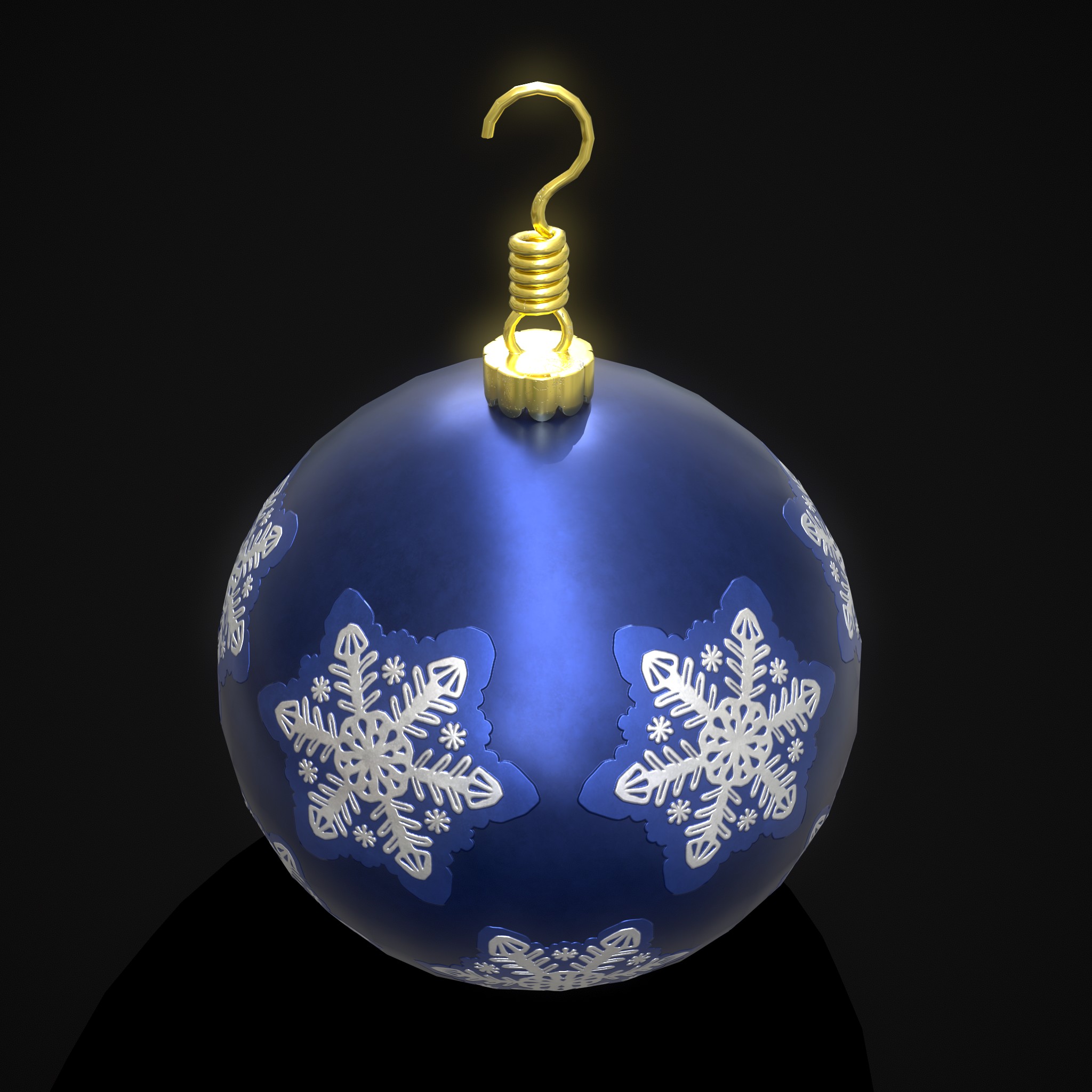 Sapphire Blue With Flake Ball - 3D Model by Get Dead Entertainment