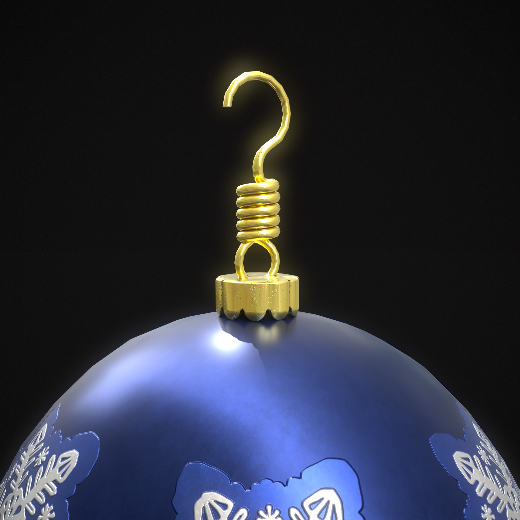 Sapphire Blue With Flake Ball - 3D Model by Get Dead Entertainment