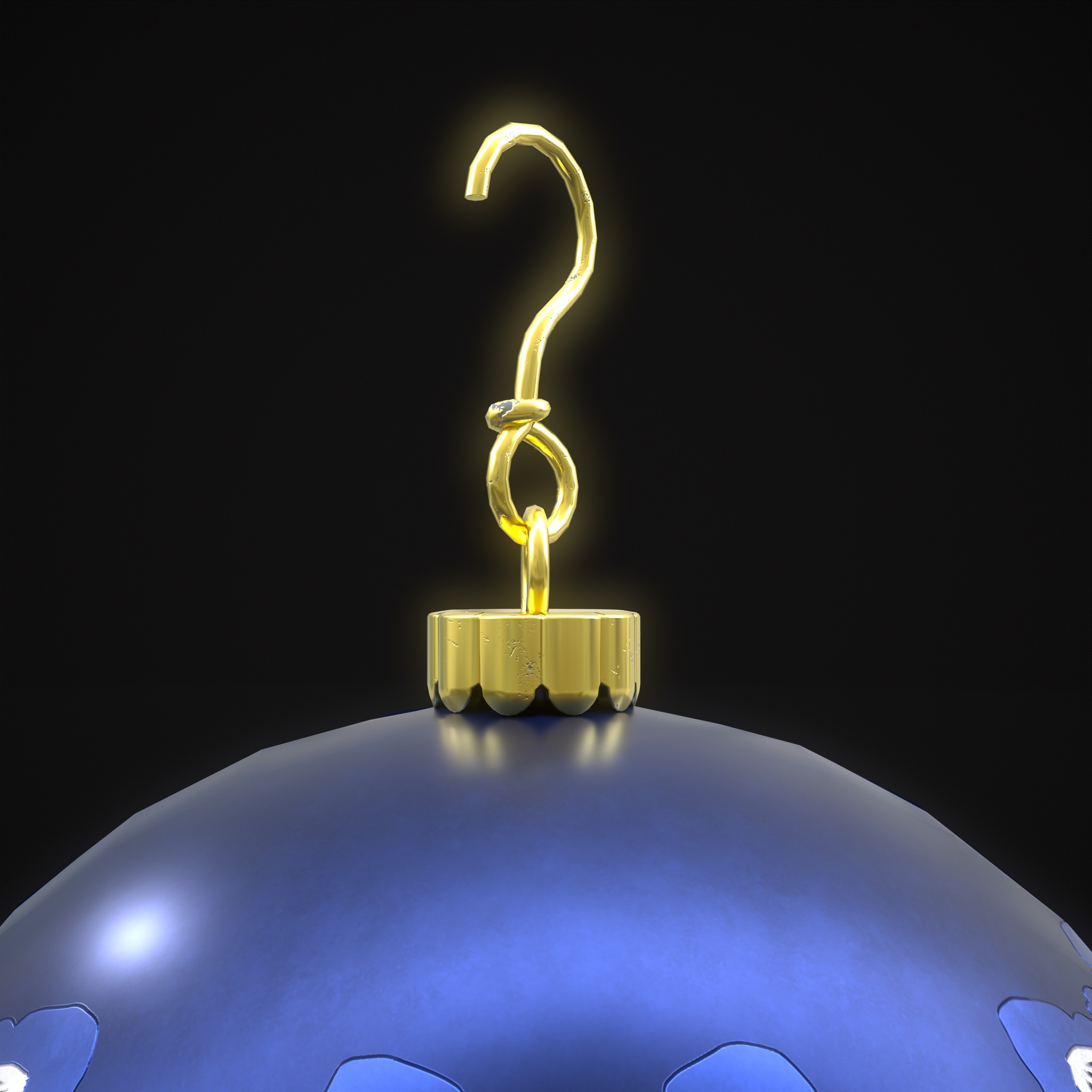 Sapphire Blue With Flake Ball - 3D Model by Get Dead Entertainment