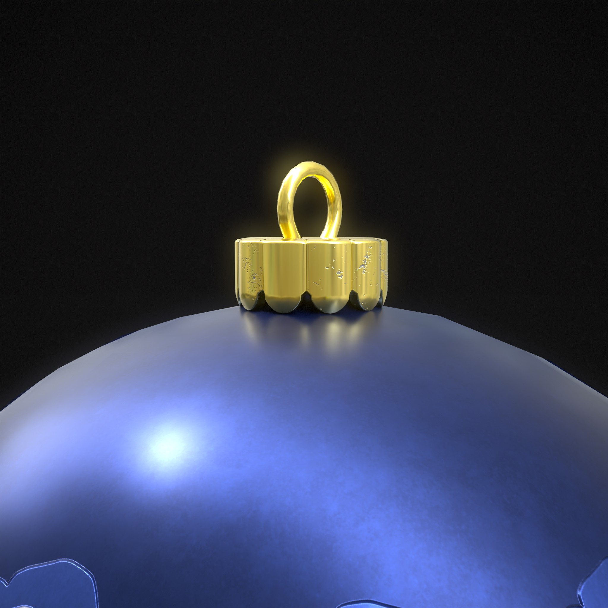 Sapphire Blue With Flake Ball - 3D Model by Get Dead Entertainment