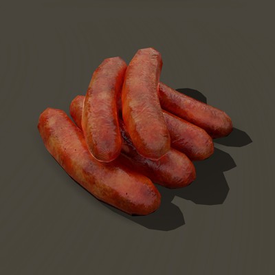 Sausages Meat - 3D Model by Get Dead Entertainment