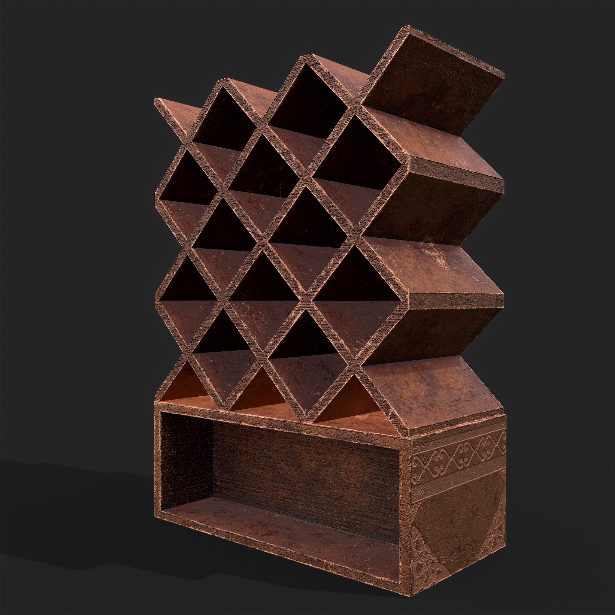 Scroll Shelf - 3D Model by Get Dead Entertainment