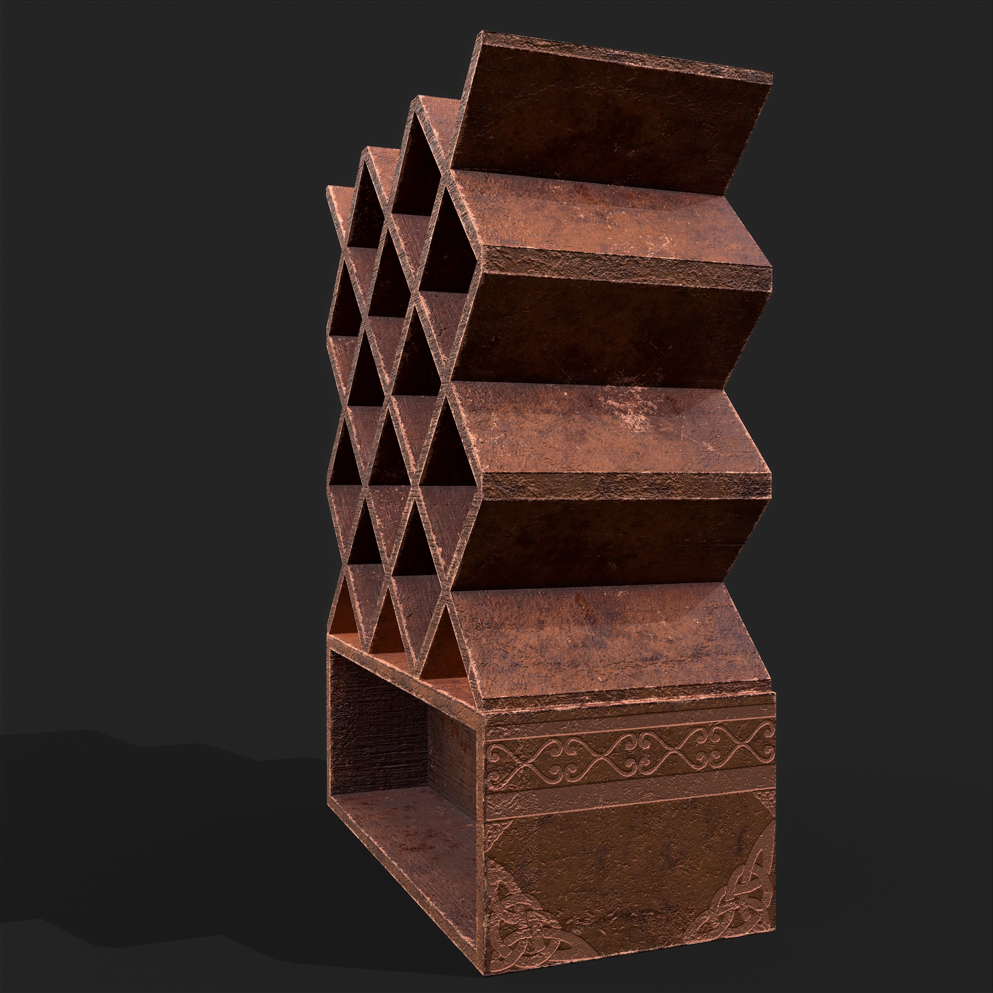 Scroll Shelf - 3D Model by Get Dead Entertainment