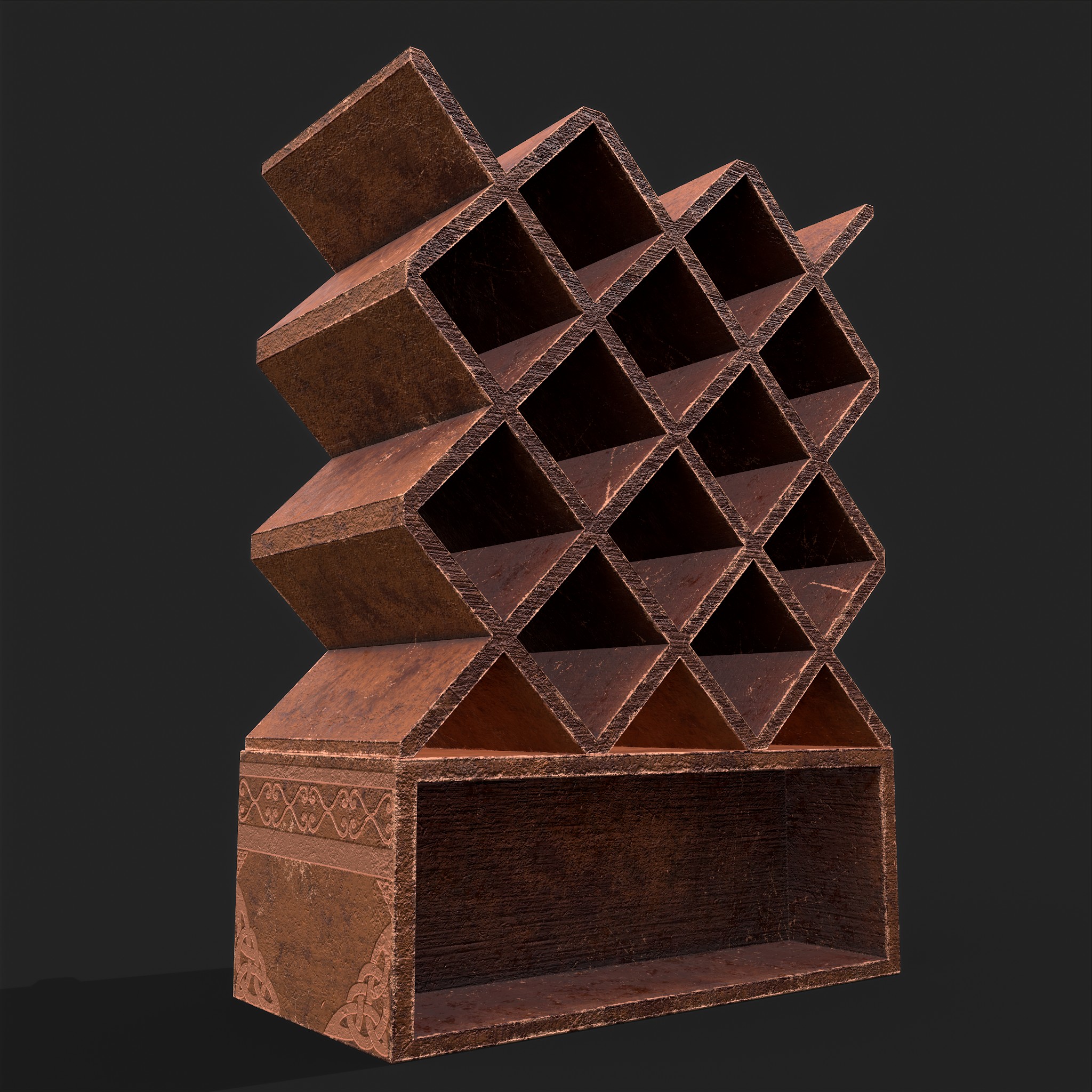 Scroll Shelf - 3D Model by Get Dead Entertainment