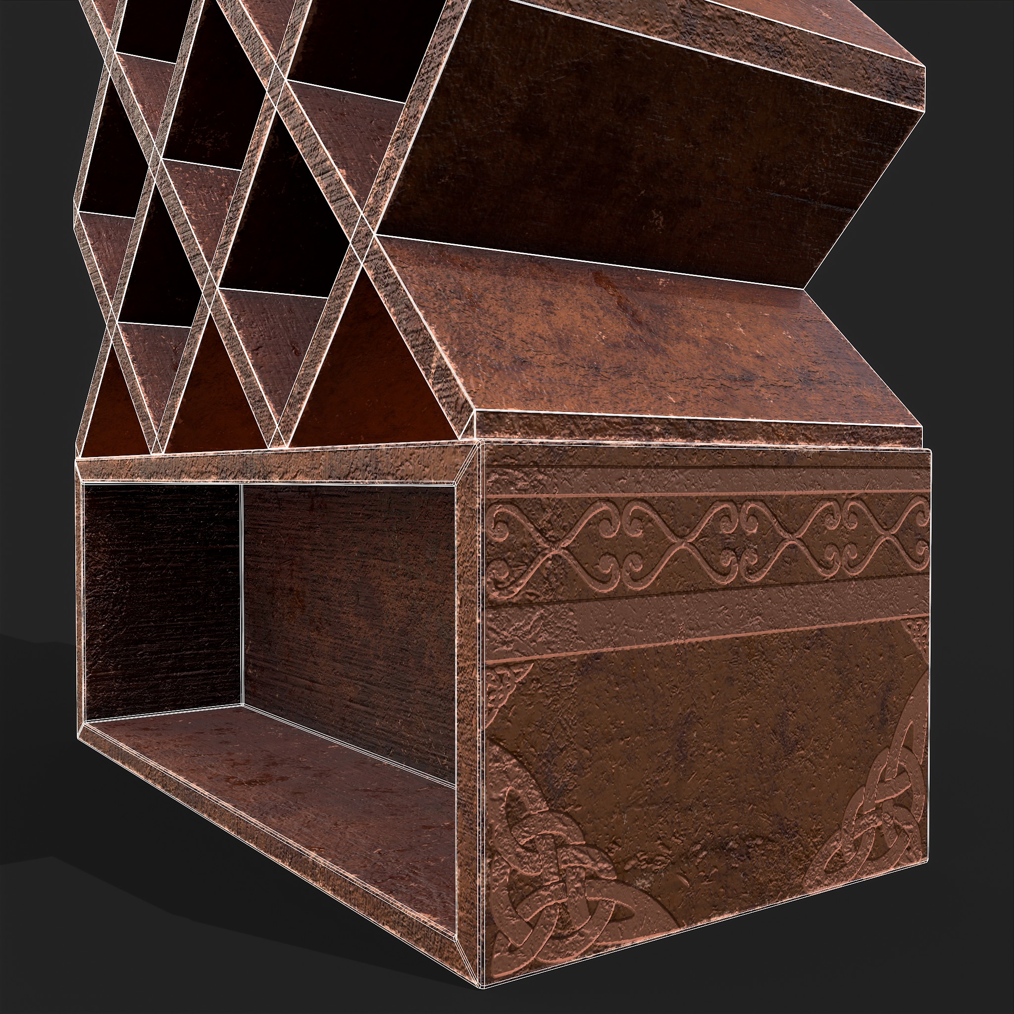 Scroll Shelf - 3D Model by Get Dead Entertainment