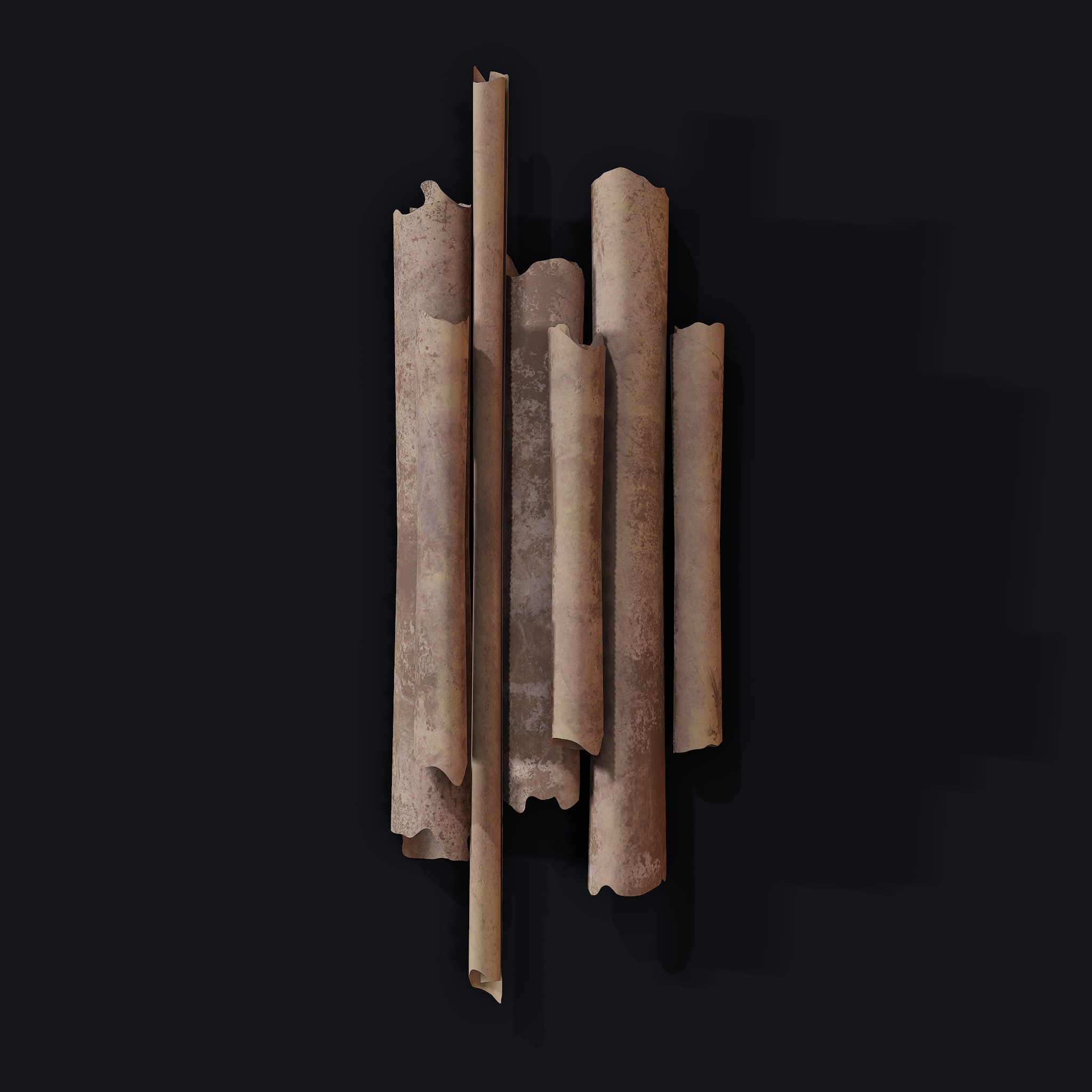 Scrolls Pile - 3D Model by Get Dead Entertainment