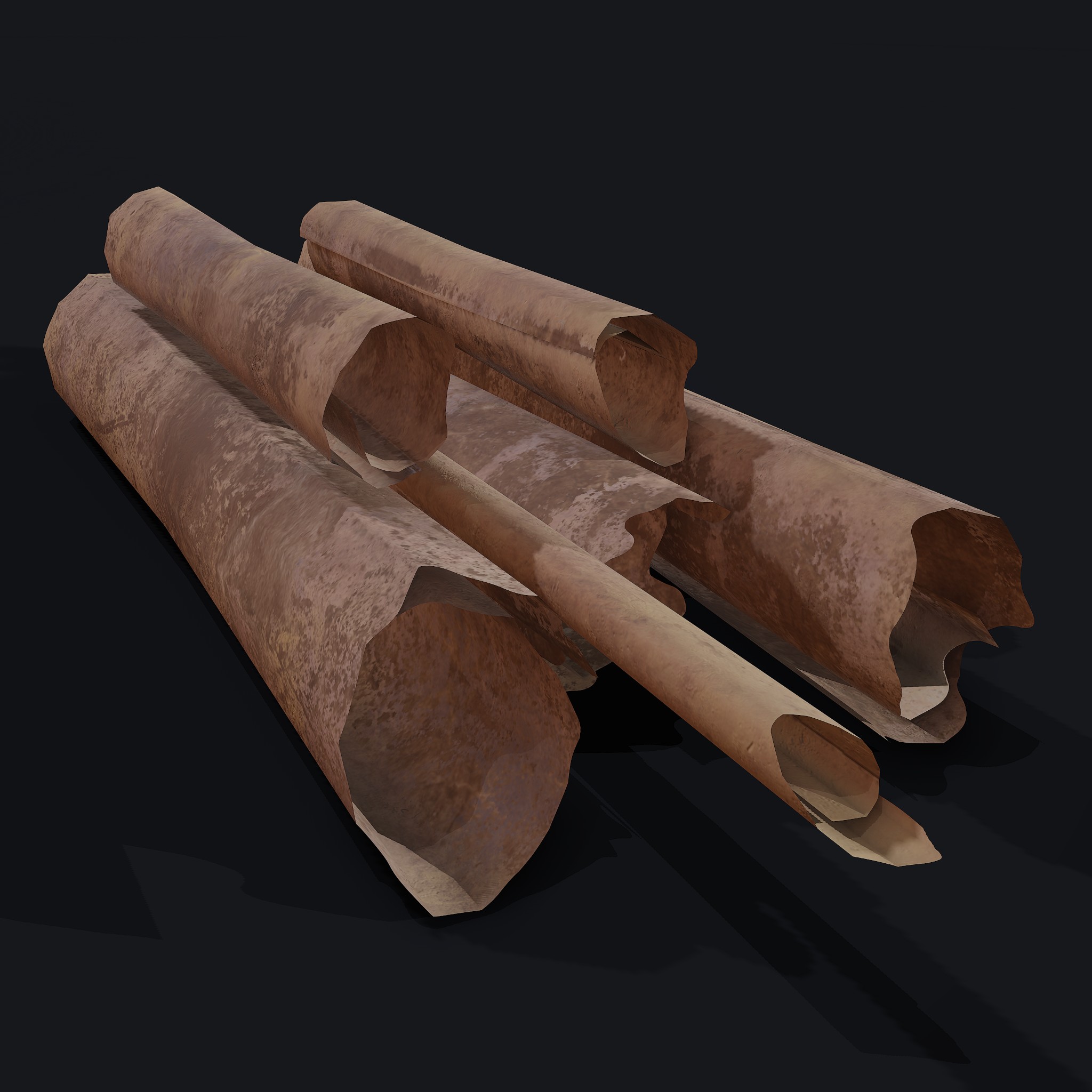 Scrolls Pile - 3D Model by Get Dead Entertainment