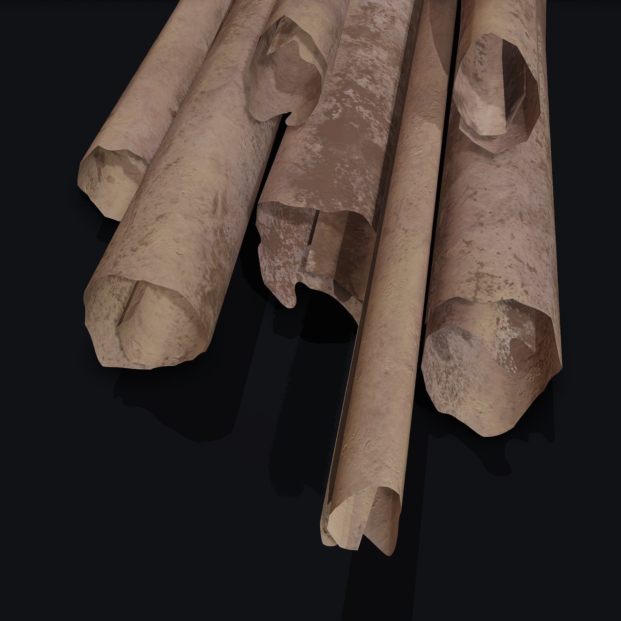 Scrolls Pile - 3D Model by Get Dead Entertainment