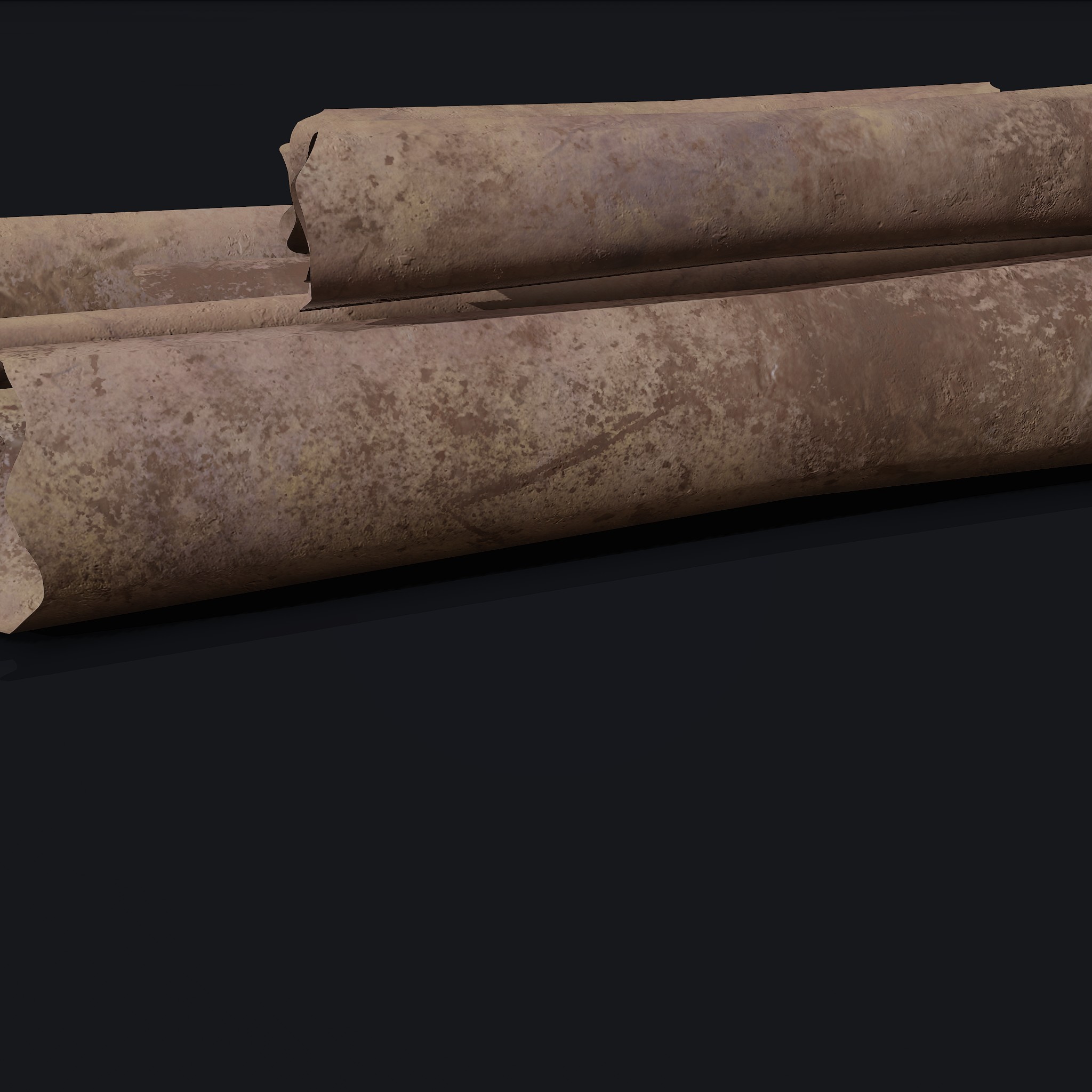 Scrolls Pile - 3D Model by Get Dead Entertainment