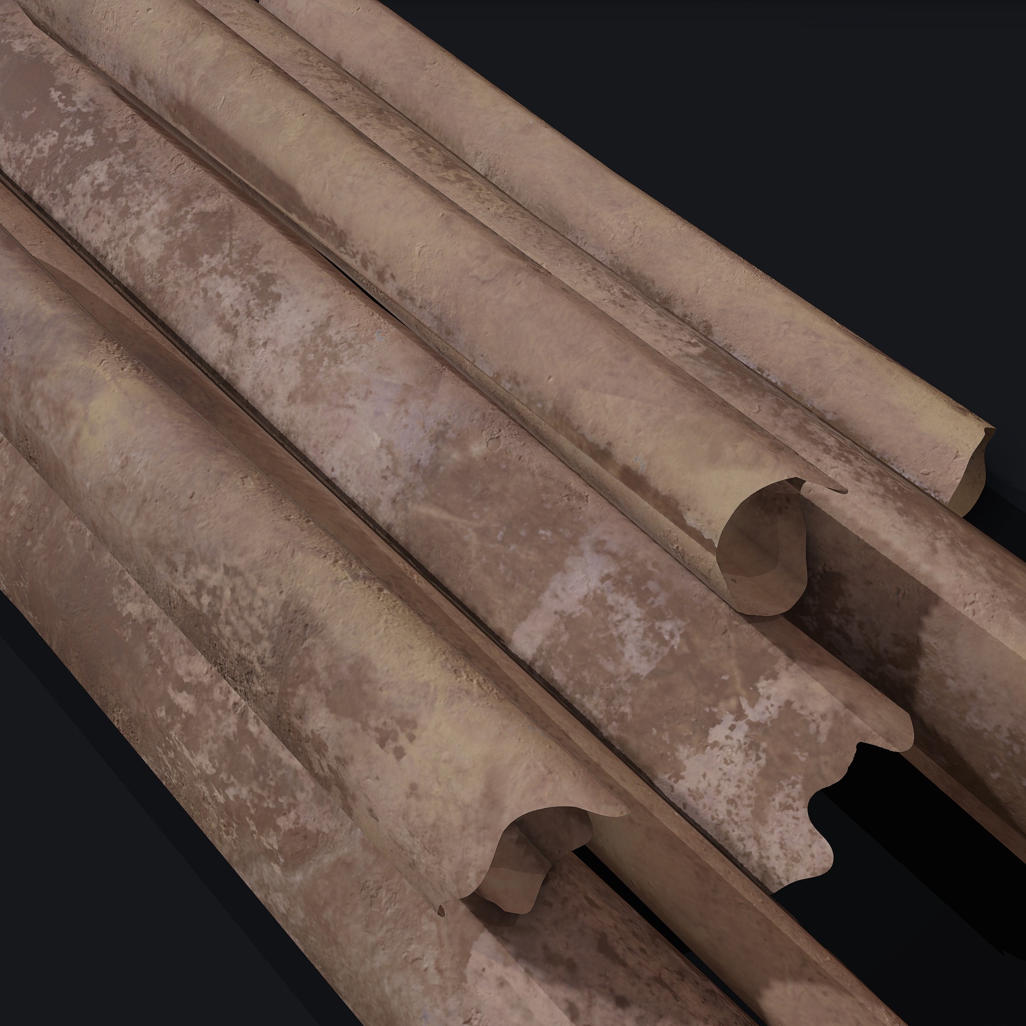 Scrolls Pile - 3D Model by Get Dead Entertainment