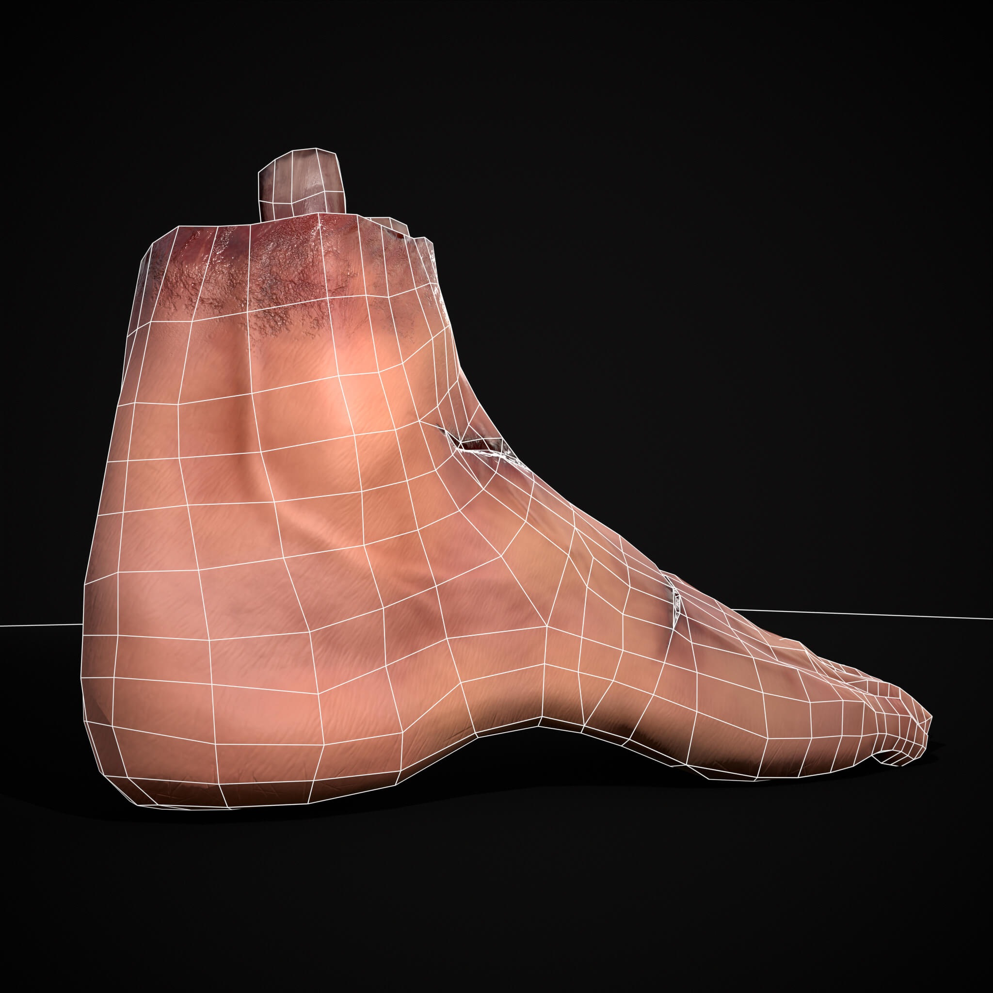 Severed Male Foot - 3D Model by Get Dead Entertainment
