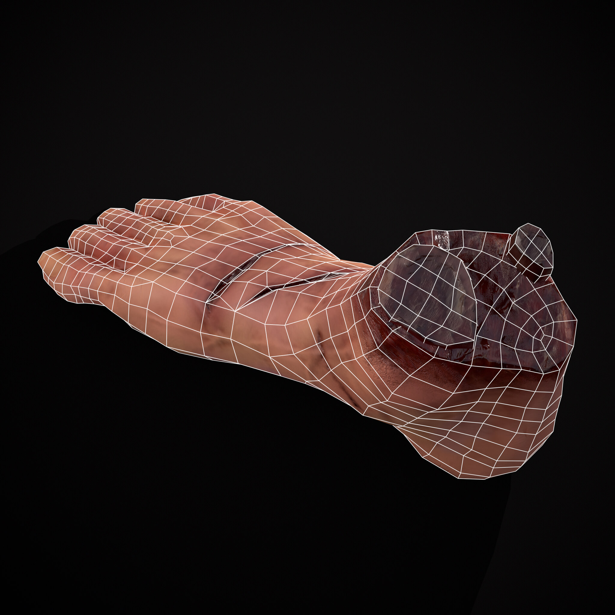 Severed Male Foot - 3D Model by Get Dead Entertainment