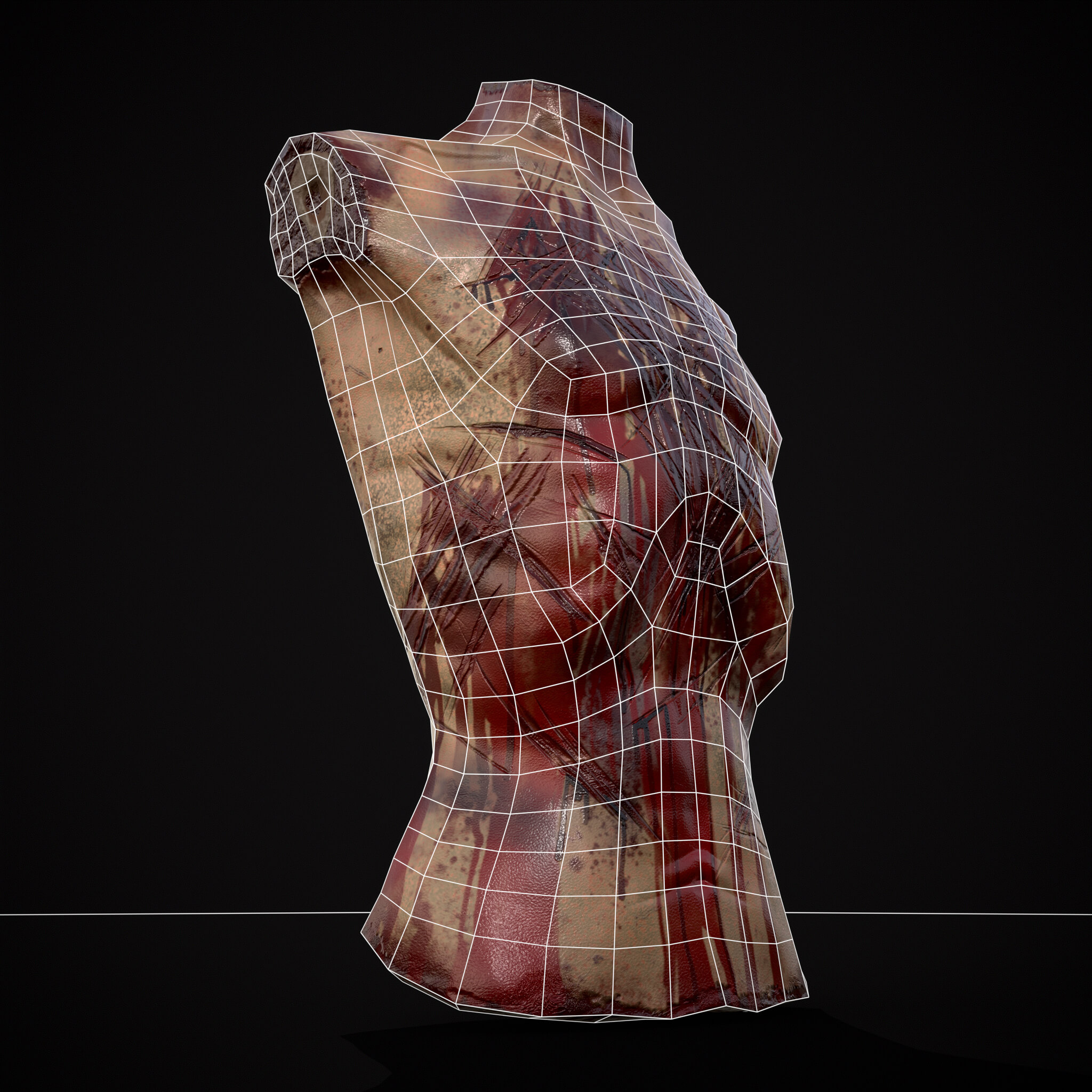 Severed Male Torso - 3D Model by Get Dead Entertainment