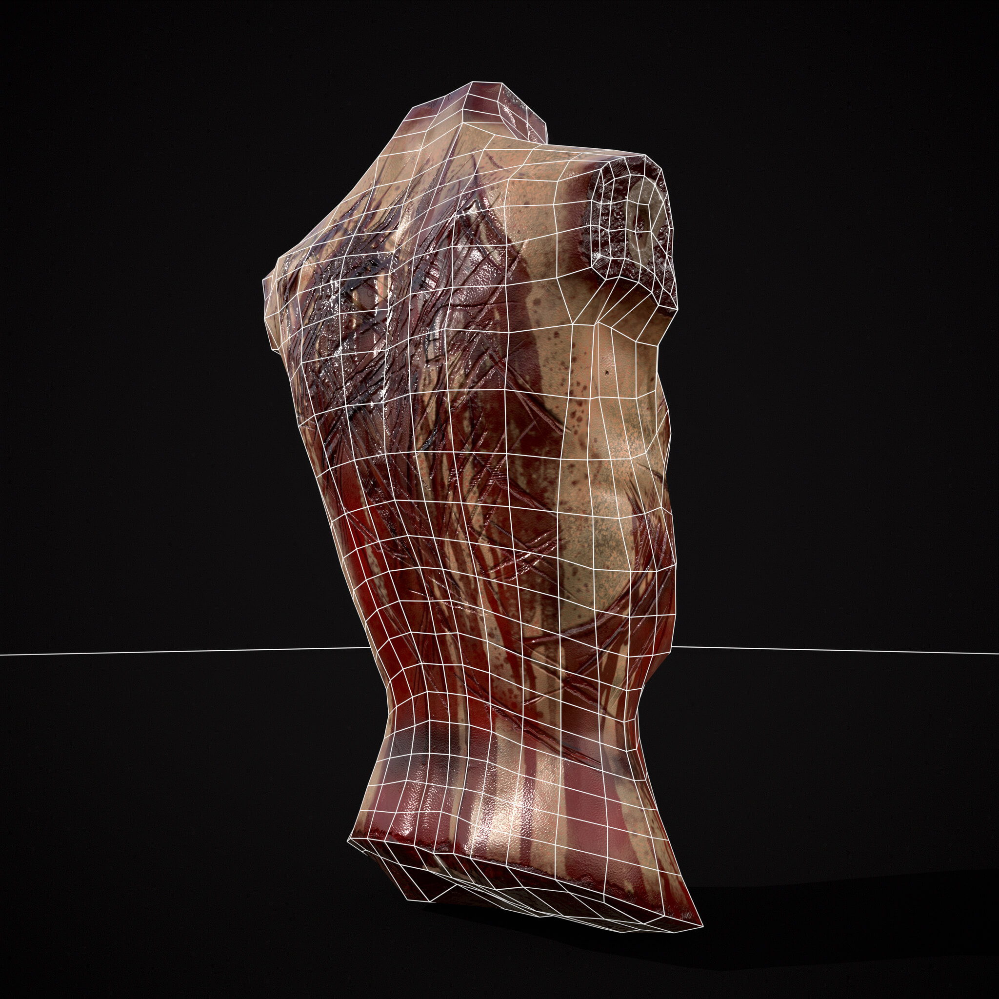 Severed Male Torso - 3D Model by Get Dead Entertainment