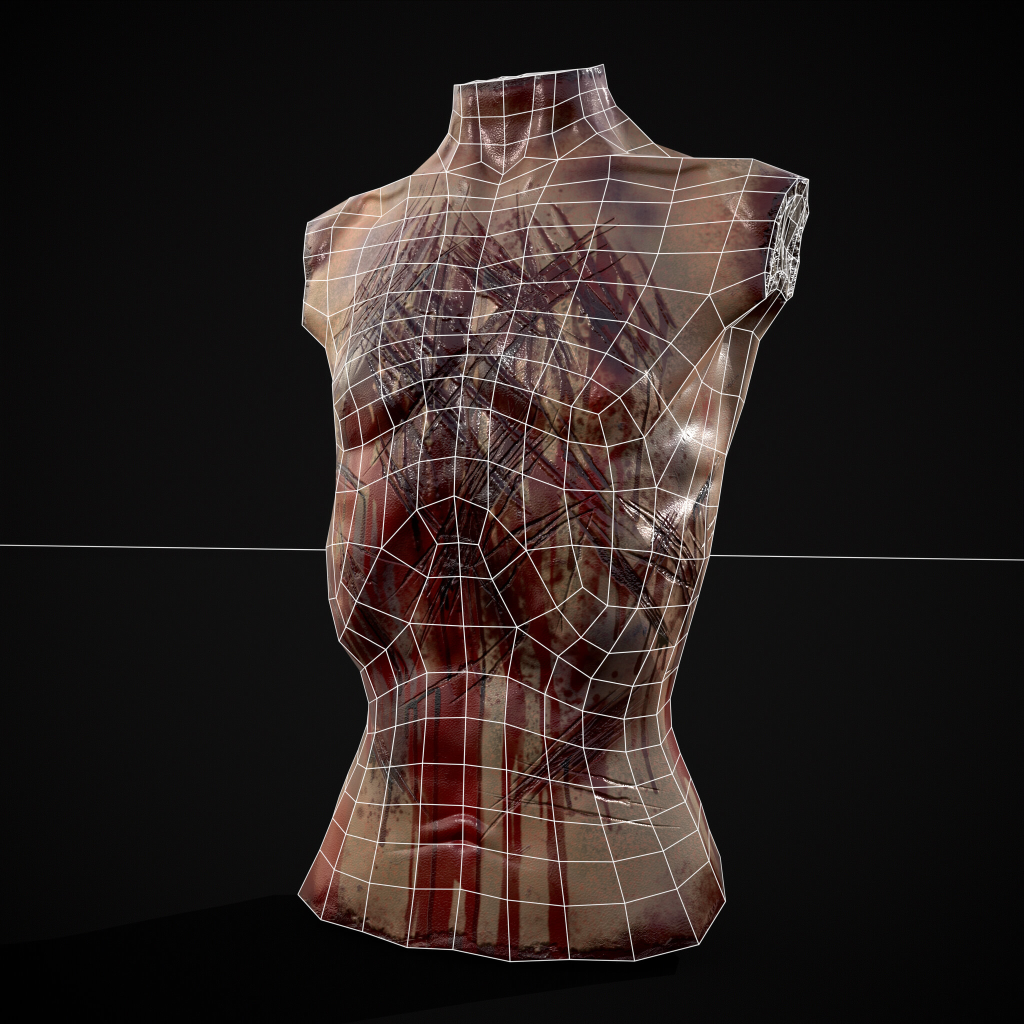 Severed Male Torso - 3D Model by Get Dead Entertainment
